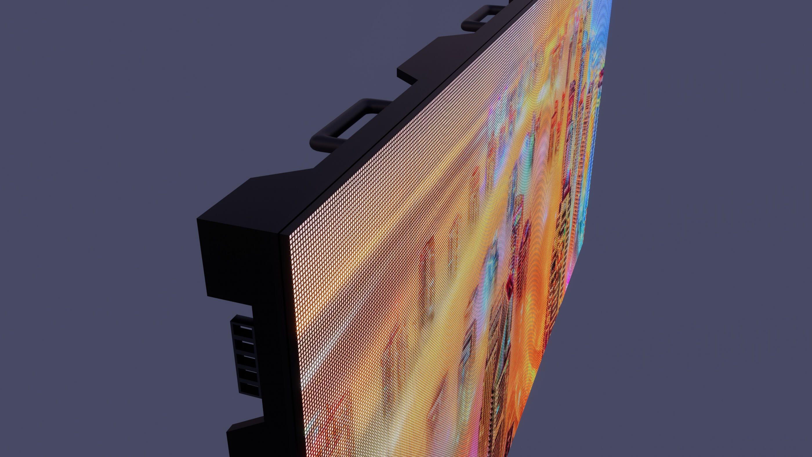LED Screen Display Panel Monitor - 3D Model by ALPHA3DST