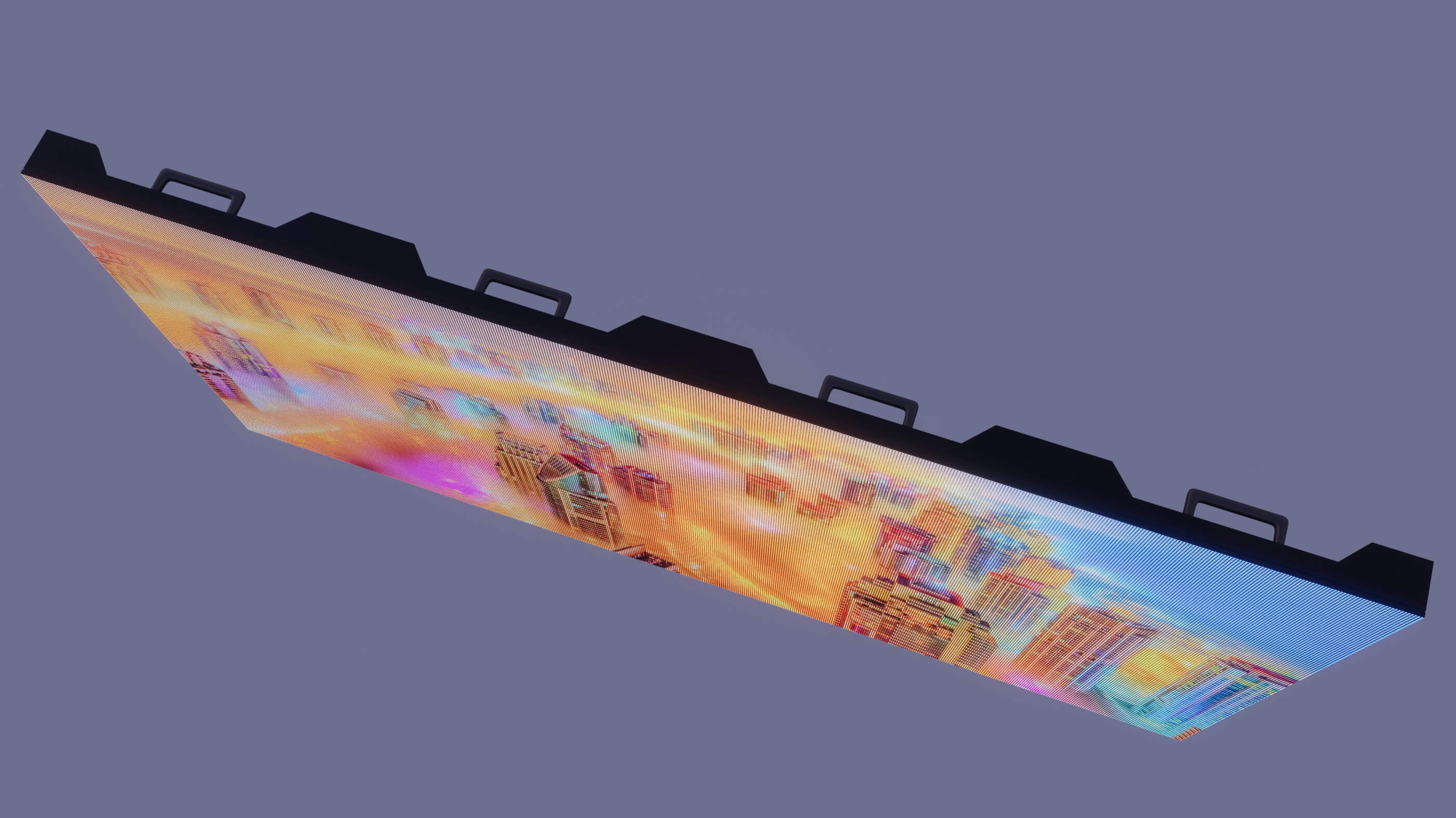 LED Screen Display Panel Monitor - 3D Model by ALPHA3DST