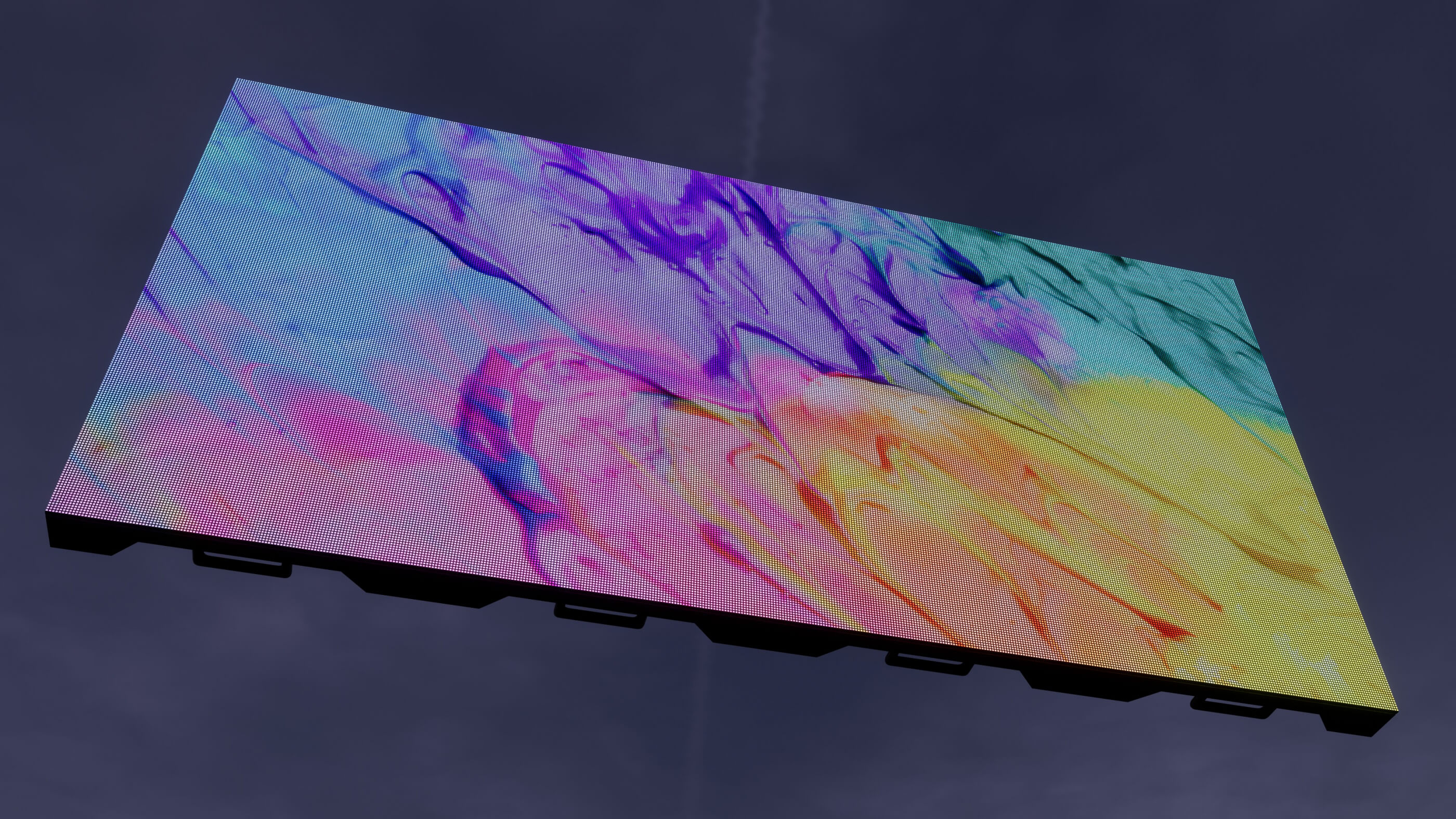 LED Screen Display Panel Monitor - 3D Model by ALPHA3DST