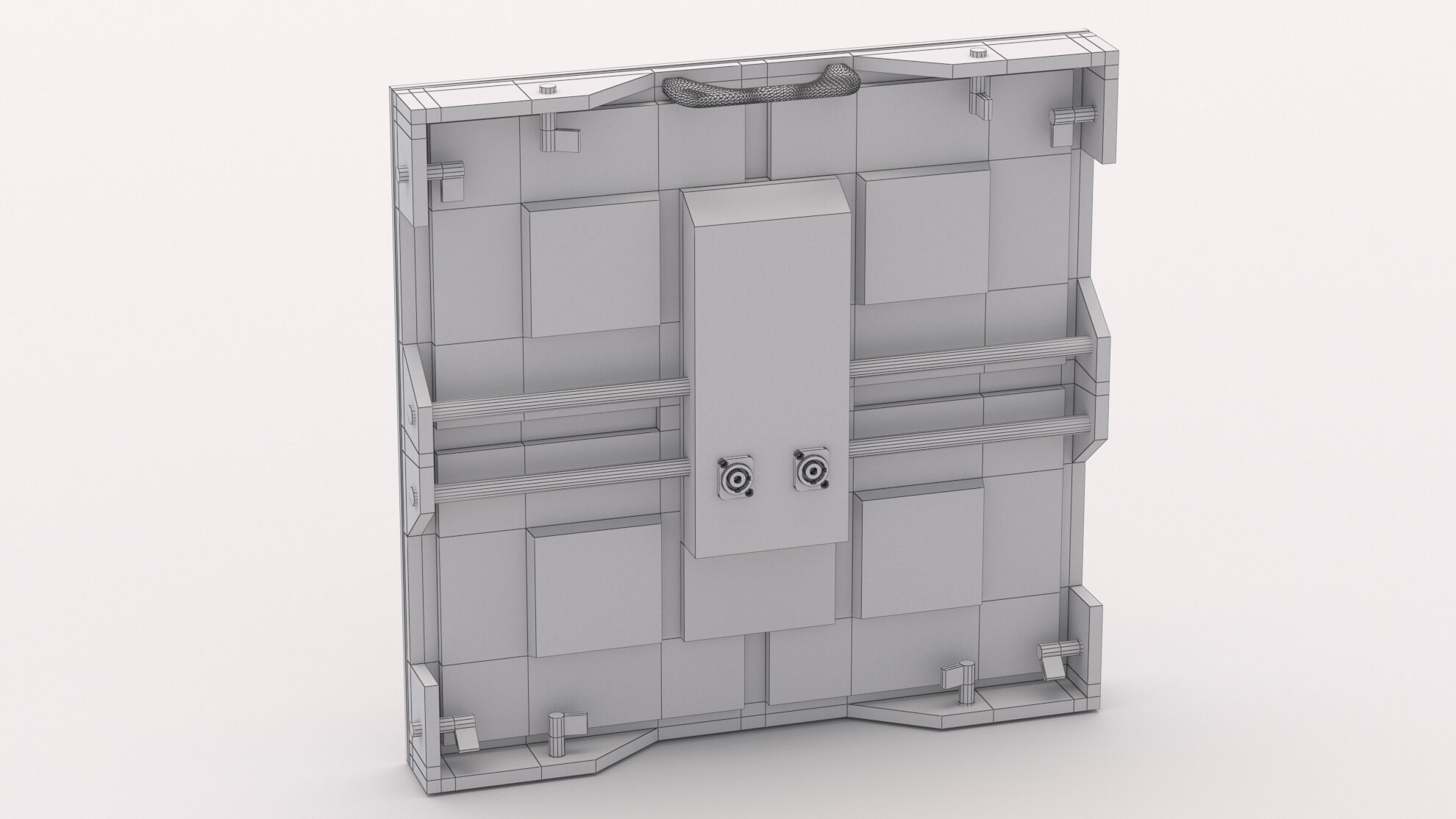 LED Screen Display Stage Panel P2 - 3D Model by ALPHA3DST