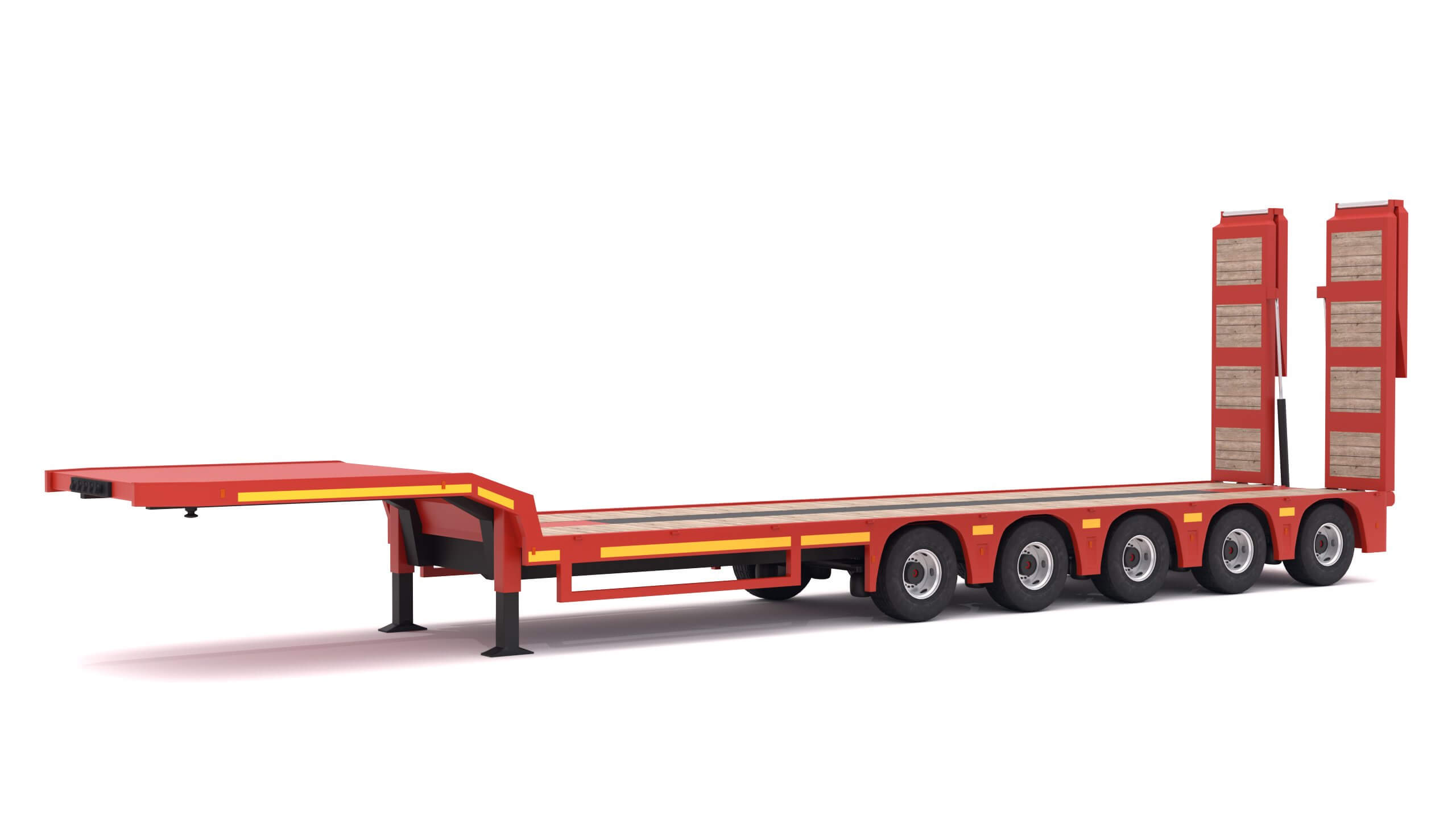 Lowboy Trailer - 3D Model by ALPHA3DST