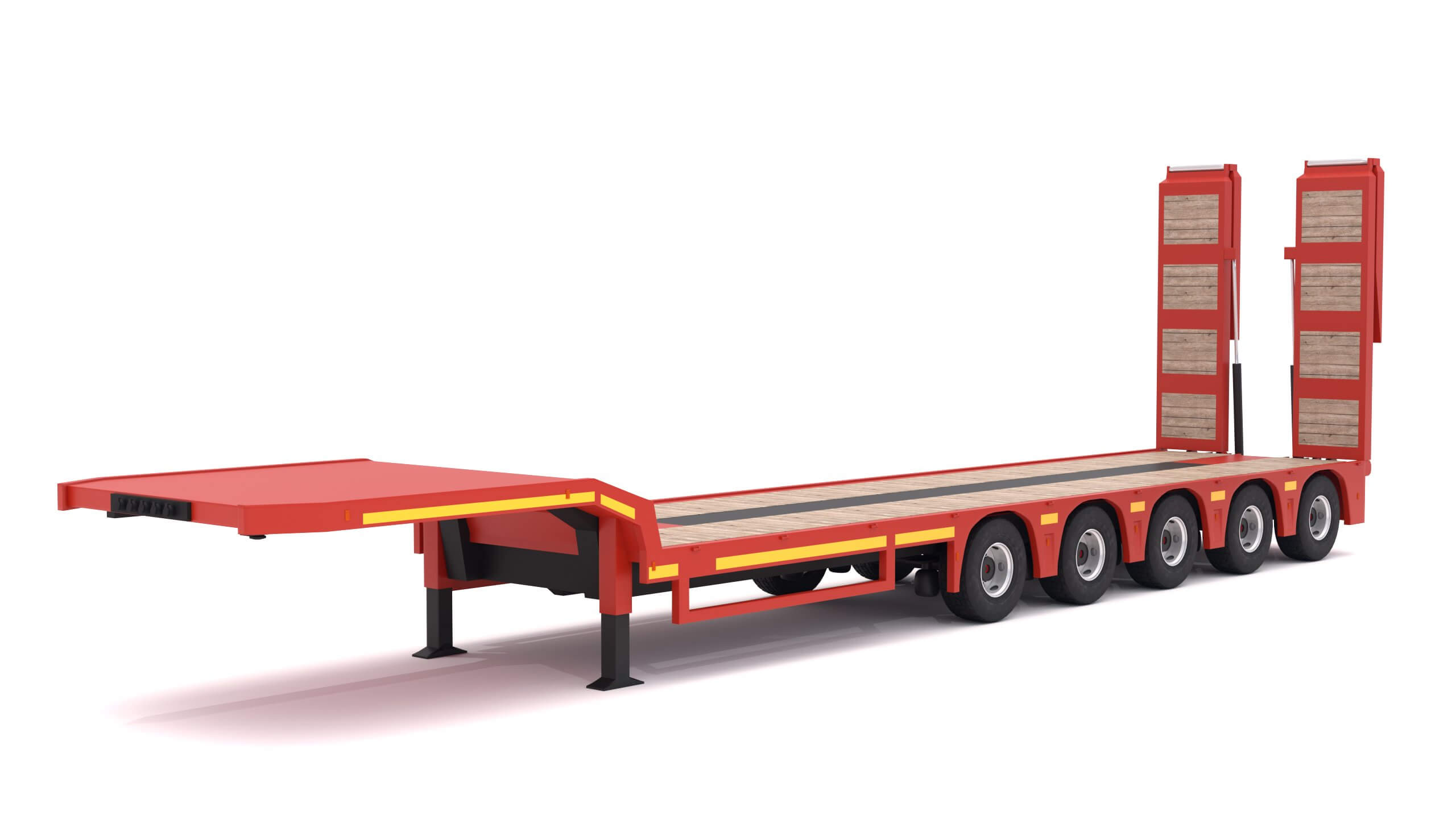Lowboy Trailer - 3D Model by ALPHA3DST