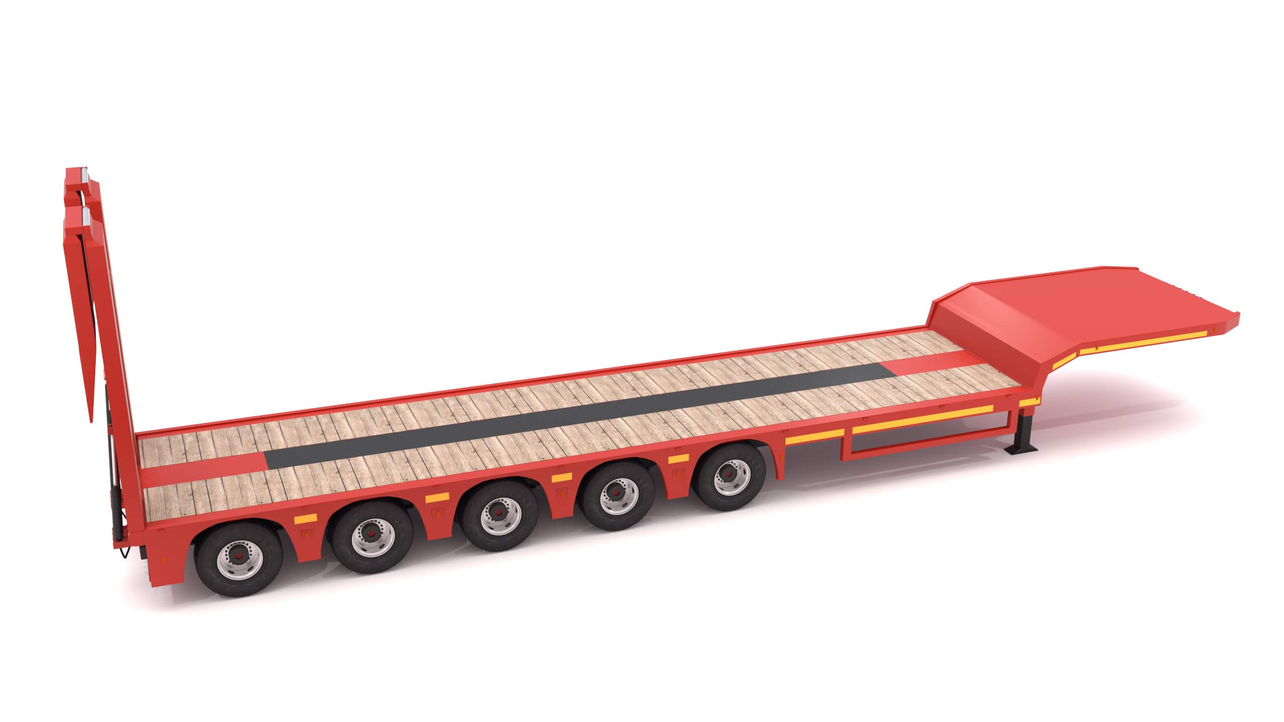 Lowboy Trailer - 3D Model by ALPHA3DST