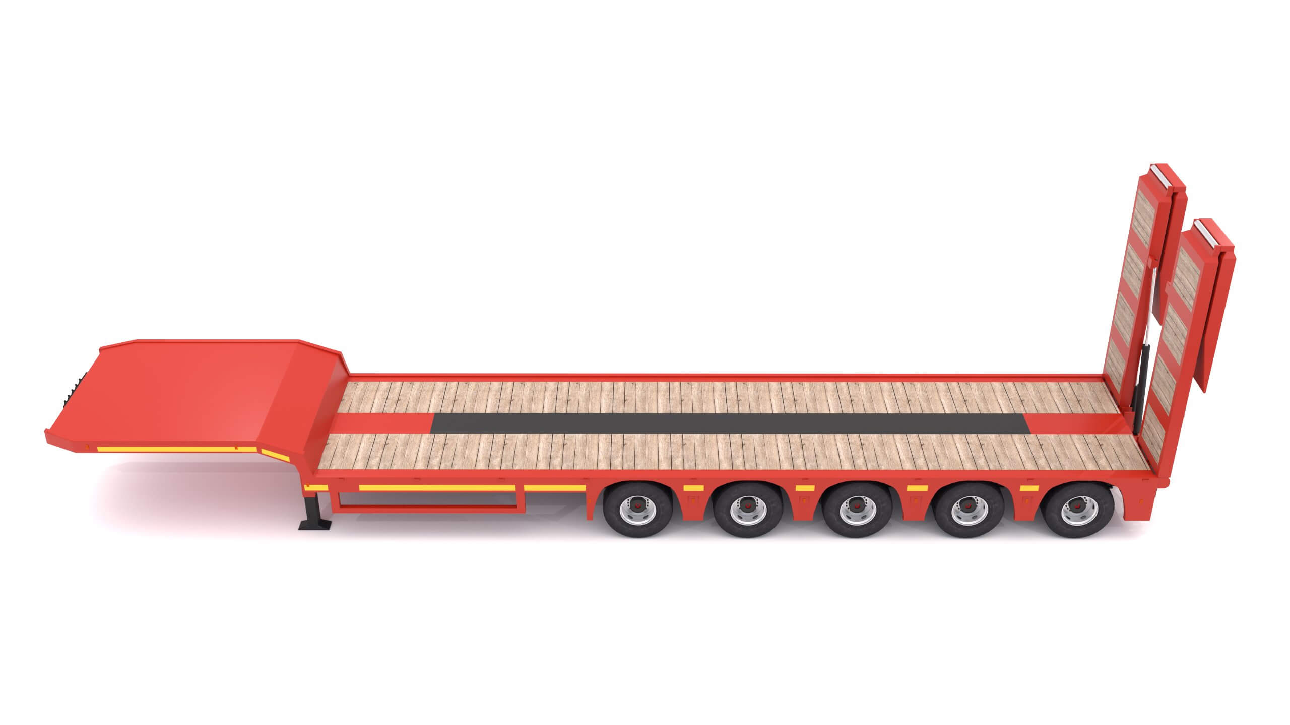 Lowboy Trailer - 3D Model by ALPHA3DST