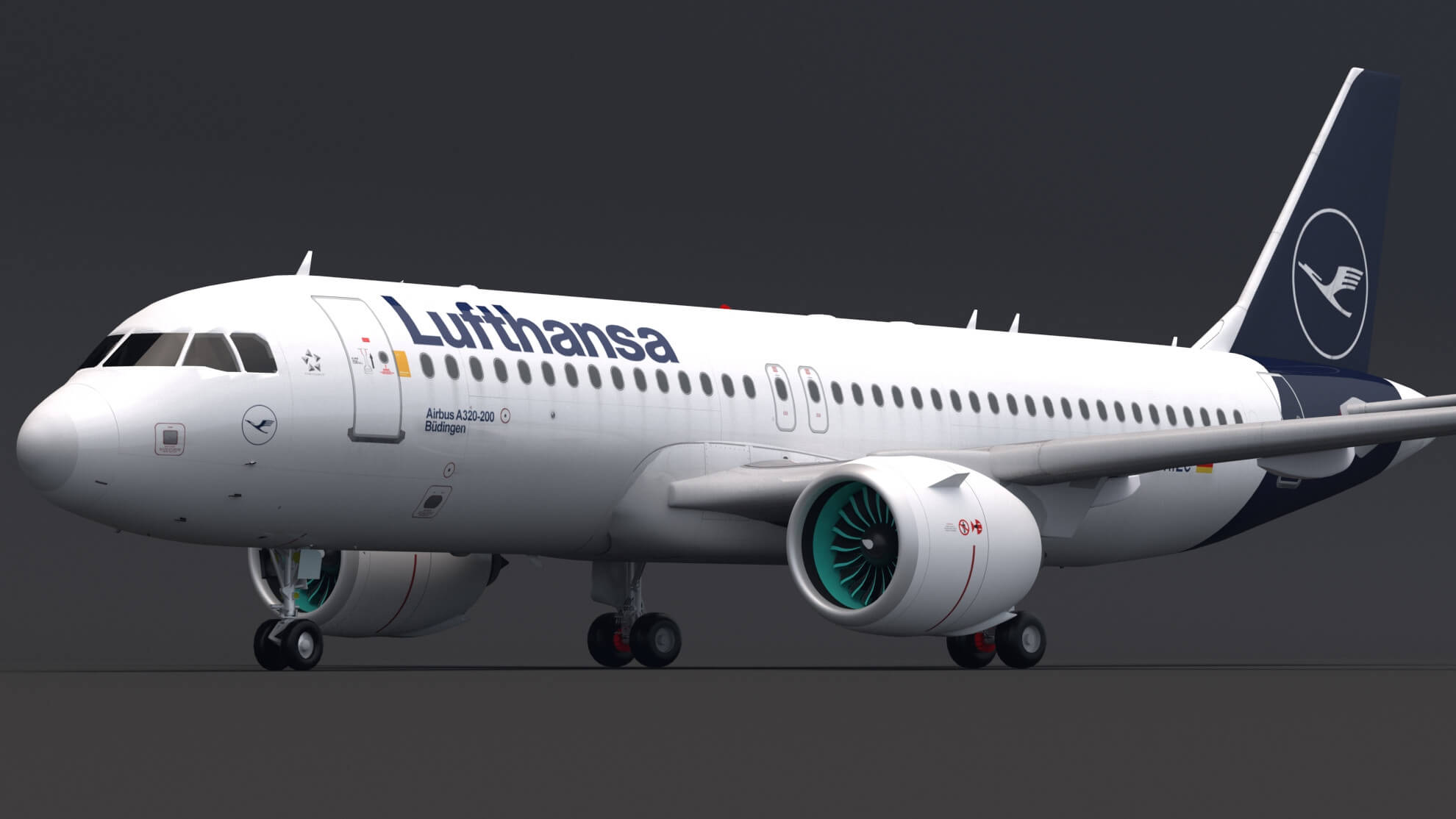 Lufthansa A320 Airbus Neo - 3D Model by ALPHA3DST