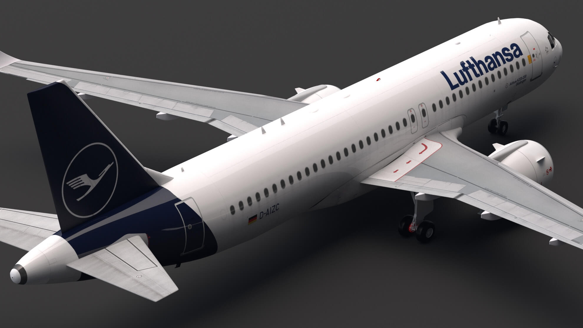 Lufthansa A320 Airbus Neo - 3D Model by ALPHA3DST