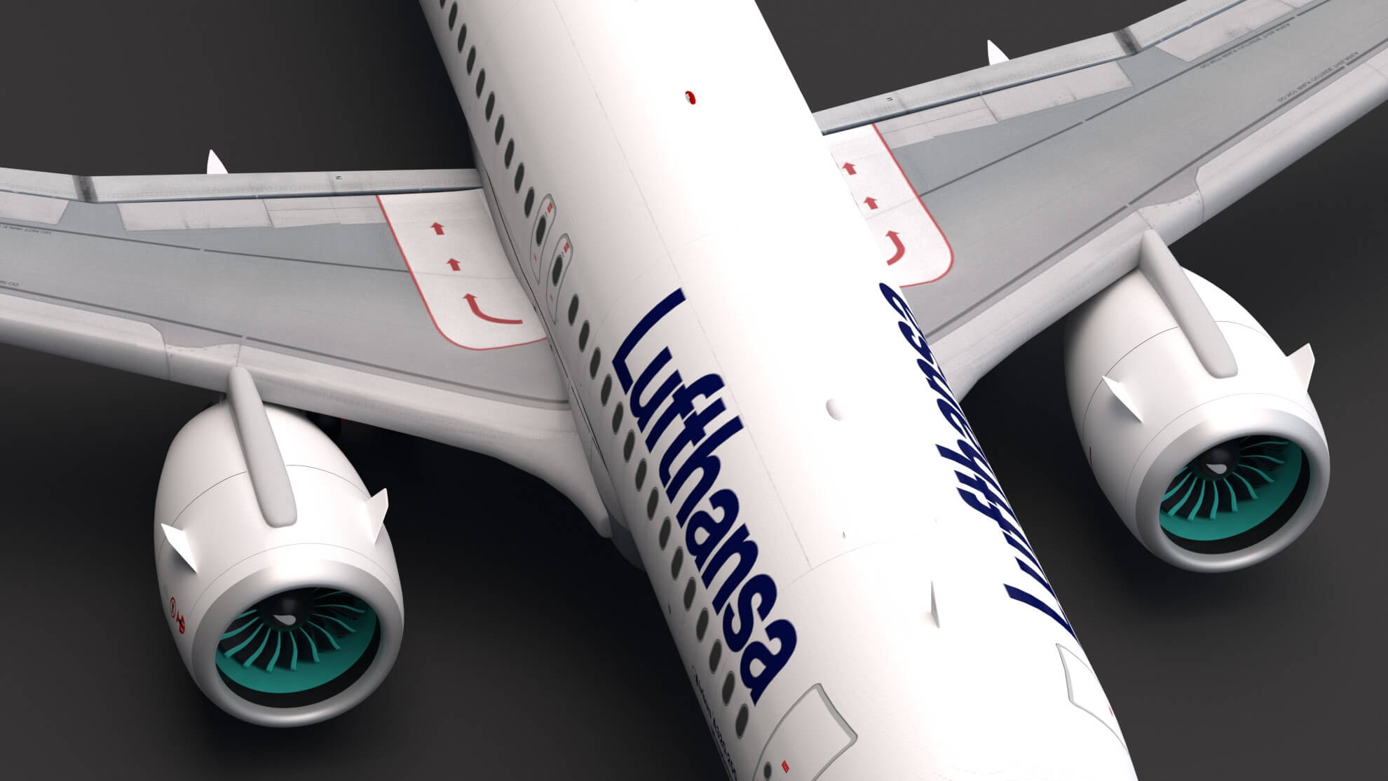 Lufthansa A320 Airbus - 3D Model by ALPHA3DST