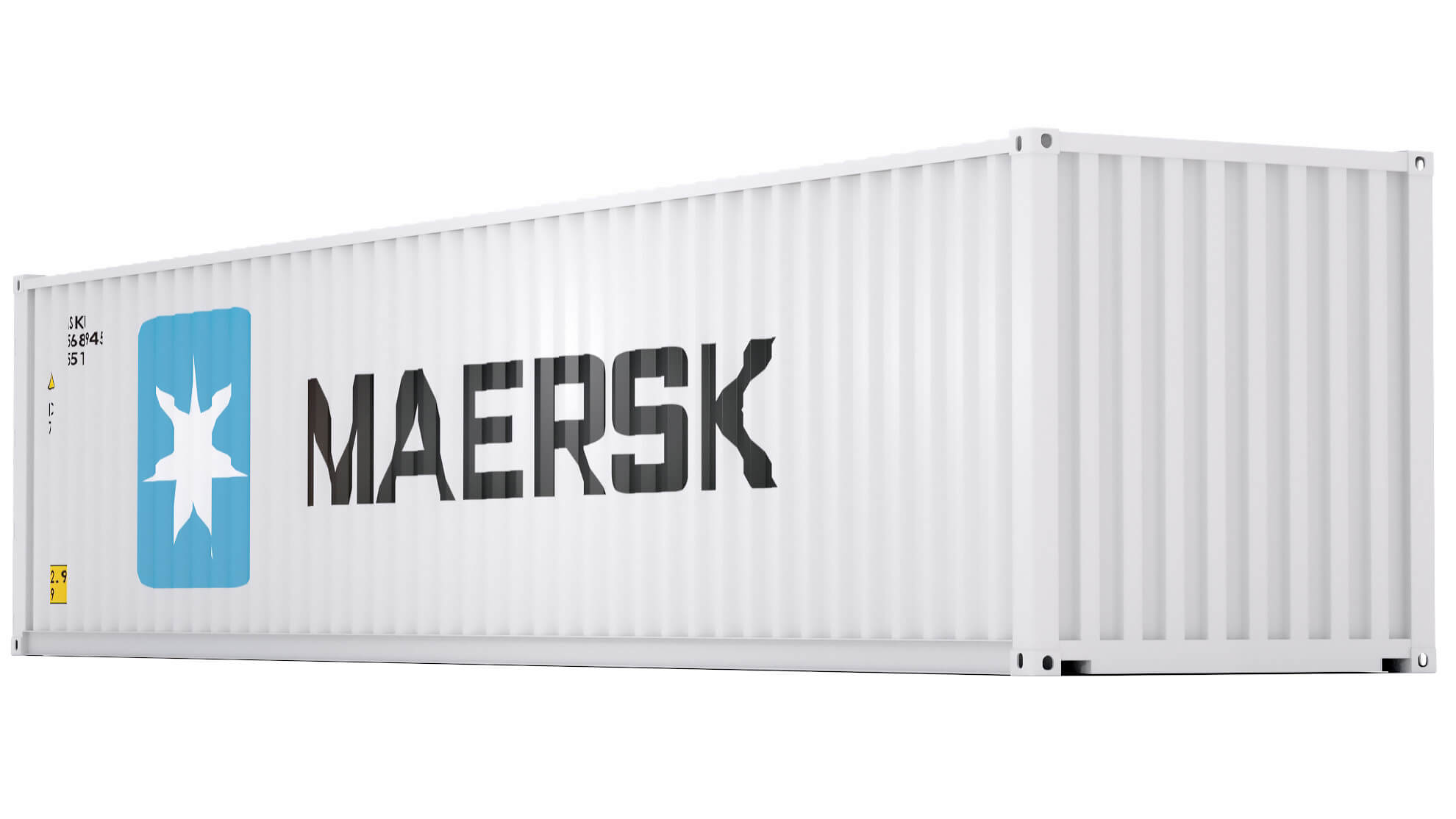 Maersk Shipping Container - 3D Model by ALPHA3DST