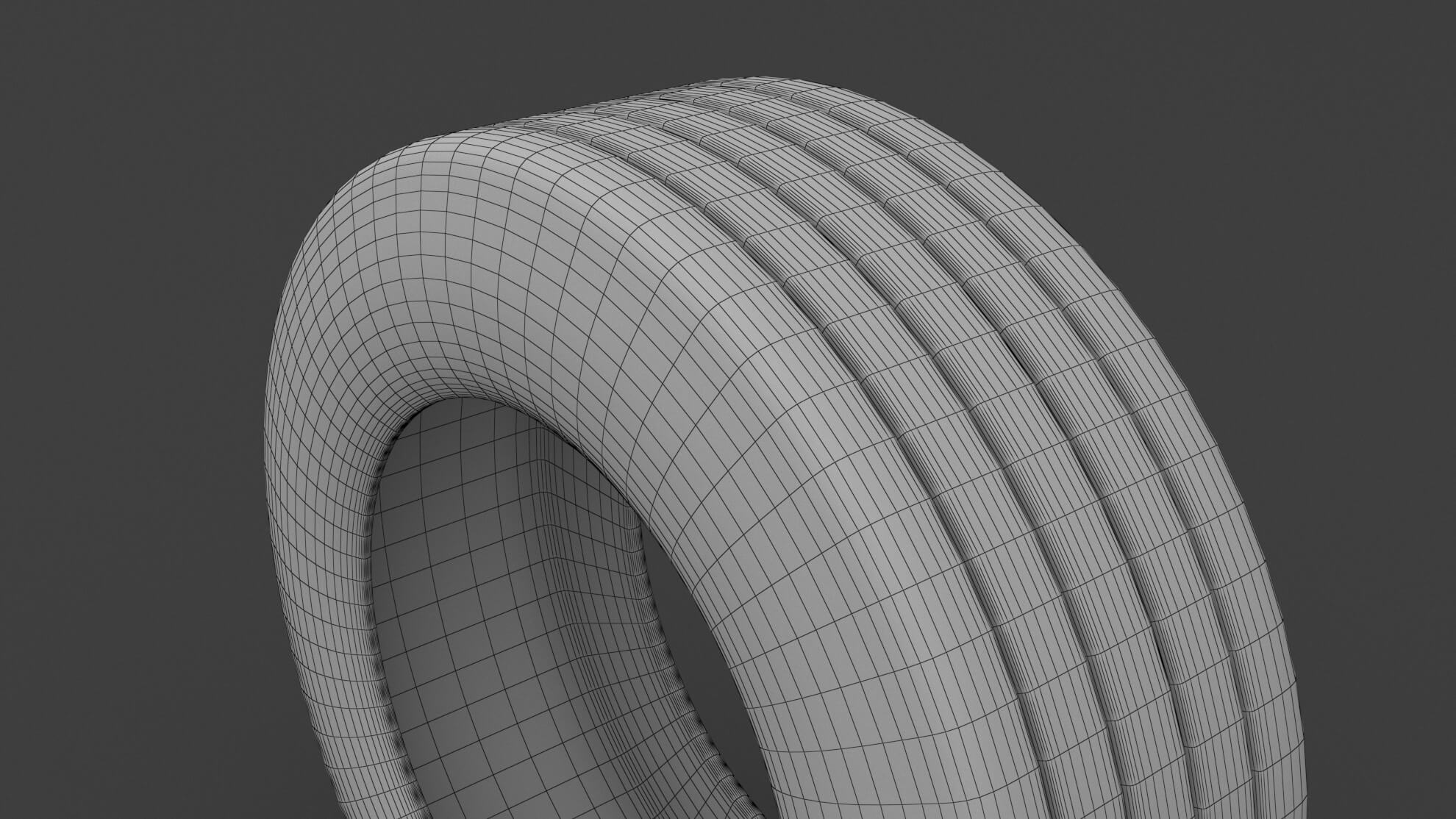 Michelin Wheel Tire - 3D Model by ALPHA3DST