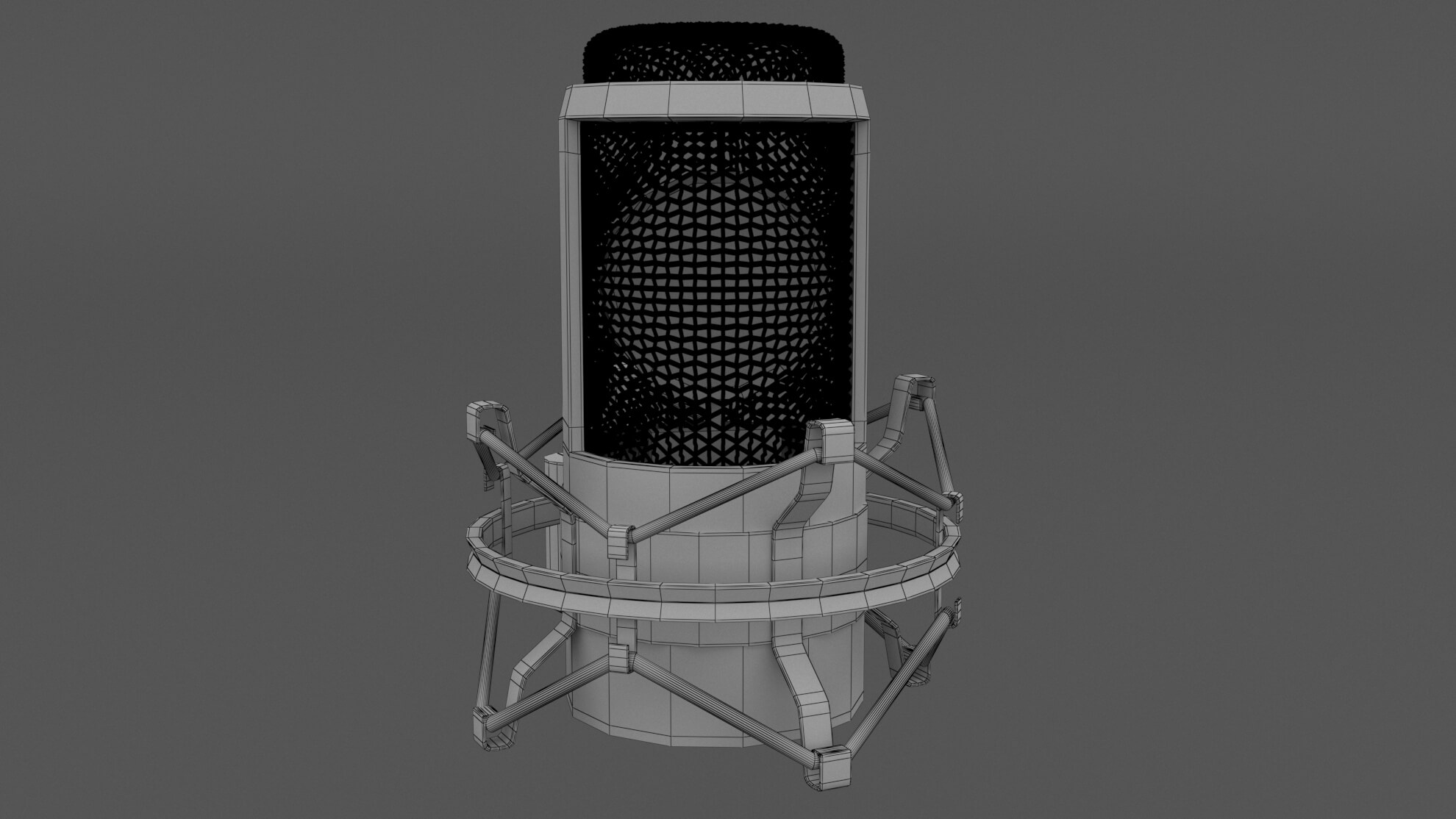 Microphone Studio With Stand - 3D Model by ALPHA3DST