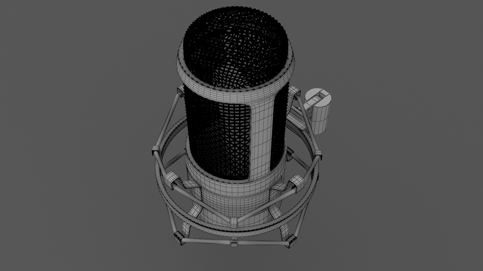 Microphone Studio With Stand - 3D Model by ALPHA3DST