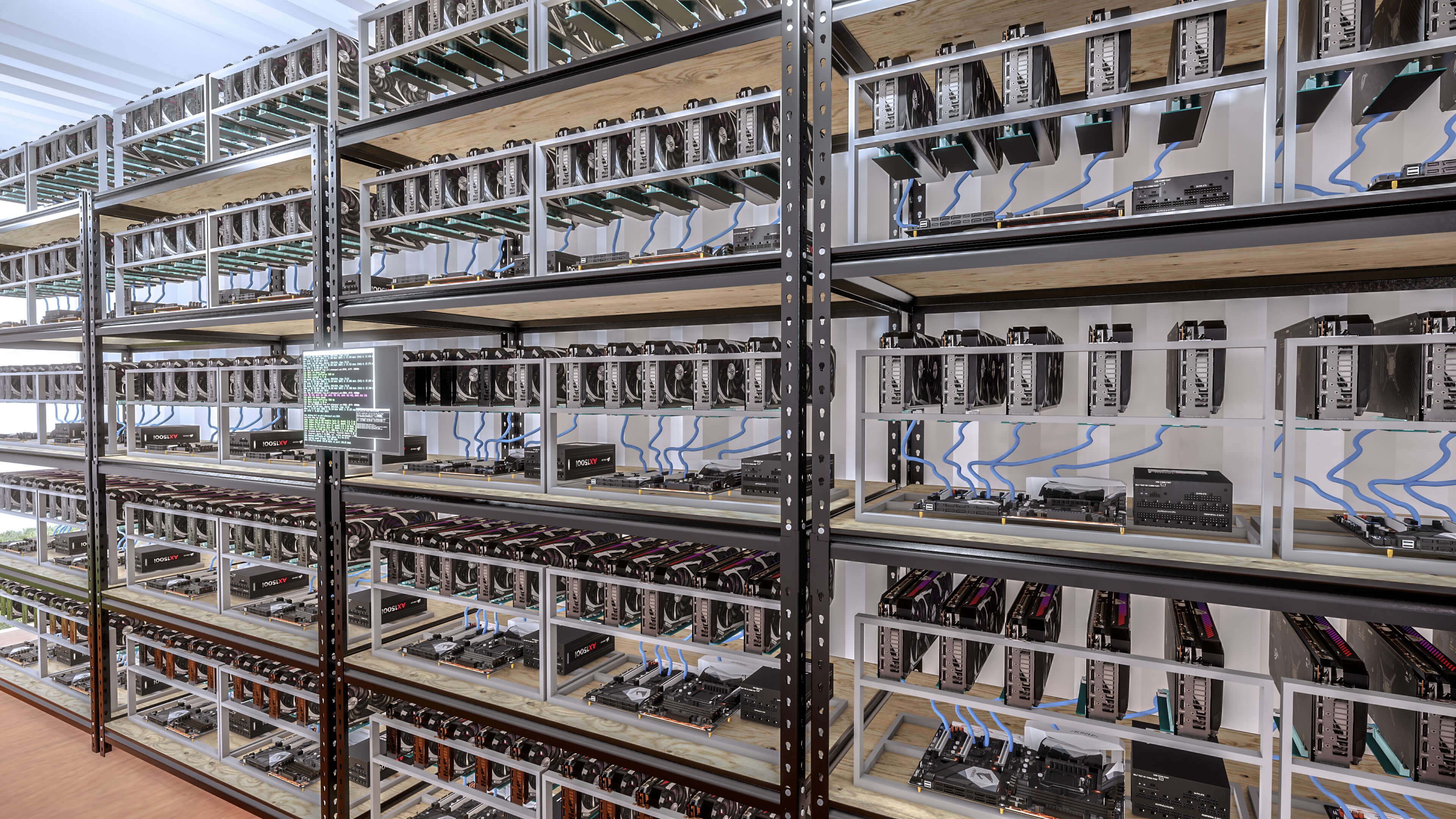 Mining Farm Container With Solar Panel - 3D Model by ALPHA3DST