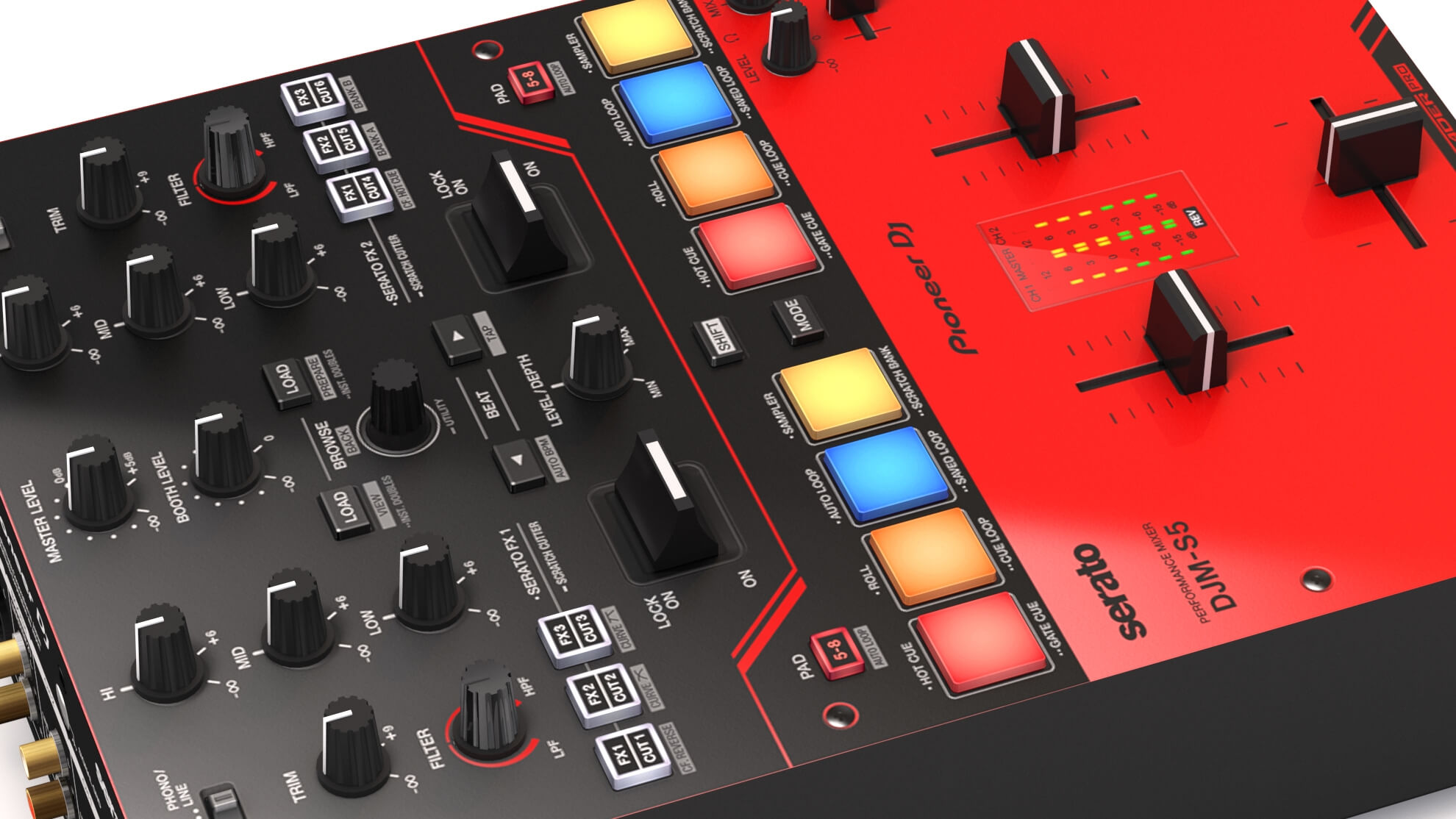 Mixer Pioneer Djm-S5 3D Model by ALPHA3DST