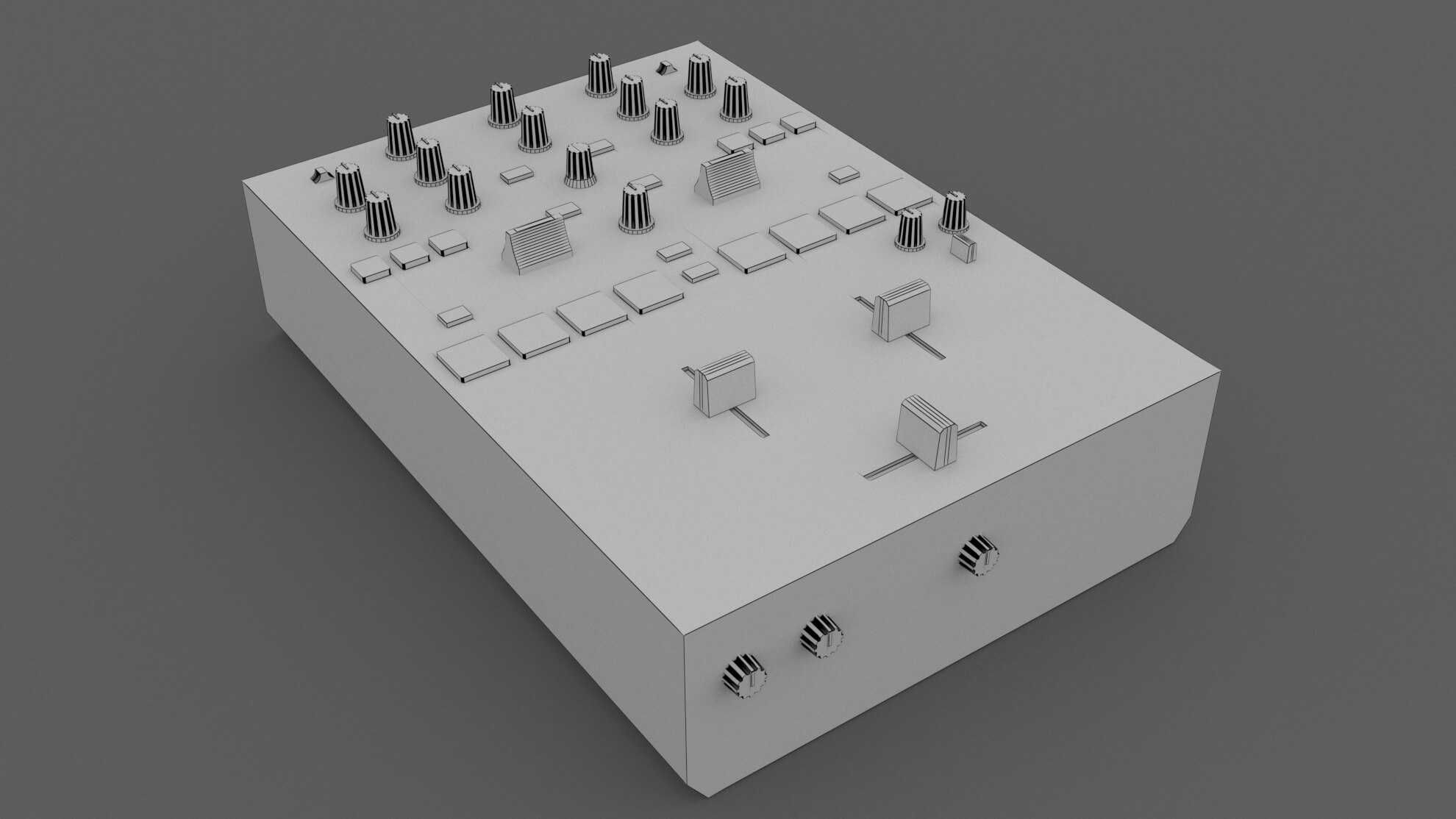 Mixer Pioneer Djm-S5 3D Model by ALPHA3DST
