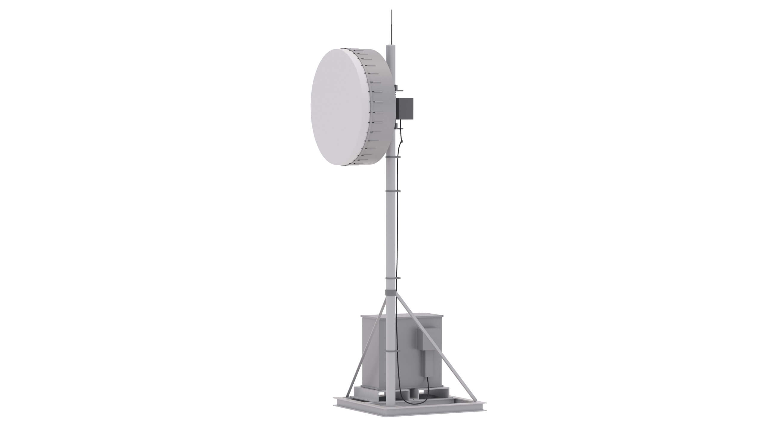Mobile Antenna V2 - 3D Model by ALPHA3DST