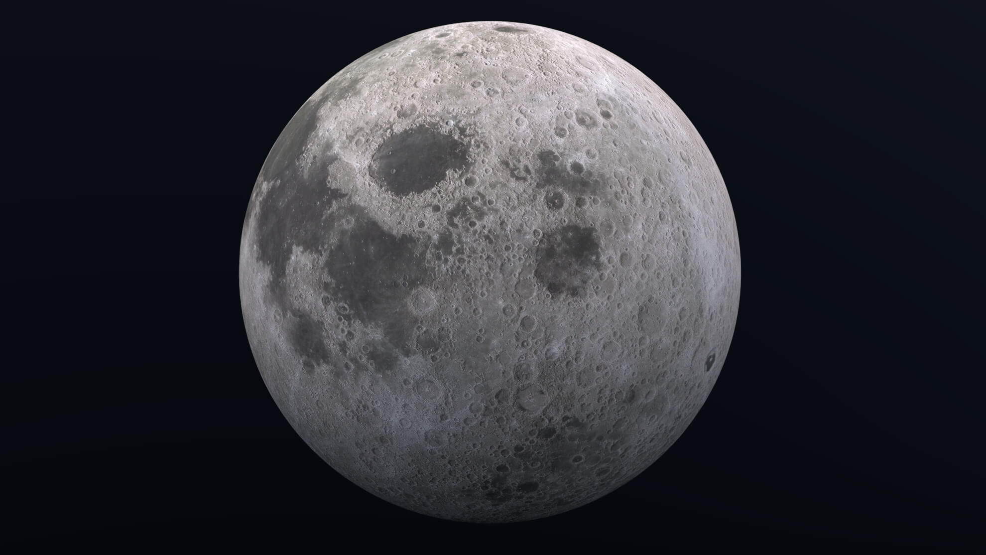 Moon Planet 8K - 3D Model by ALPHA3DST