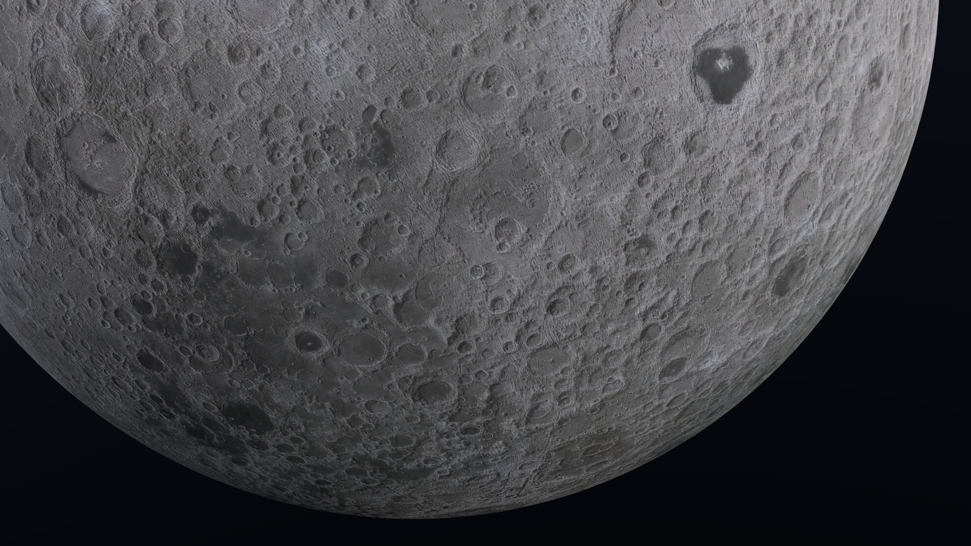 Moon Planet 8K - 3D Model by ALPHA3DST