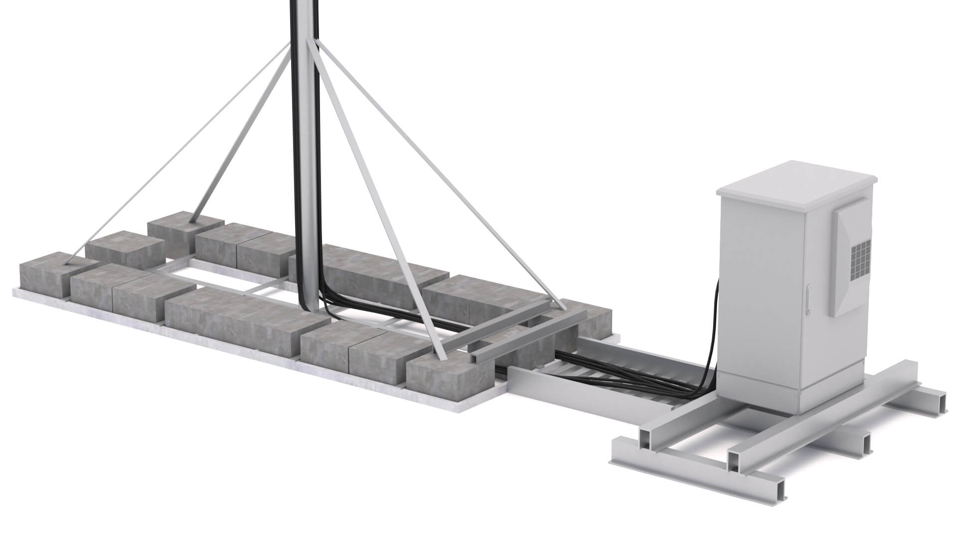 Network Antenna Tower - 3D Model by ALPHA3DST