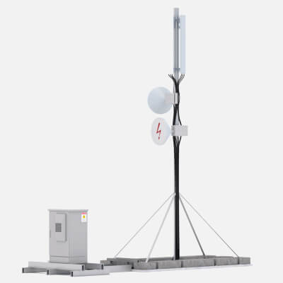 Network Antenna Tower - 3D Model by ALPHA3DST