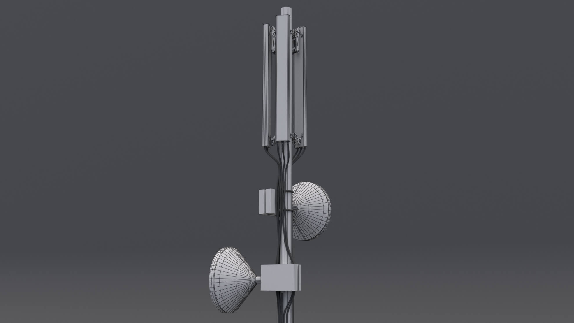 Network Antenna - 3D Model by ALPHA3DST