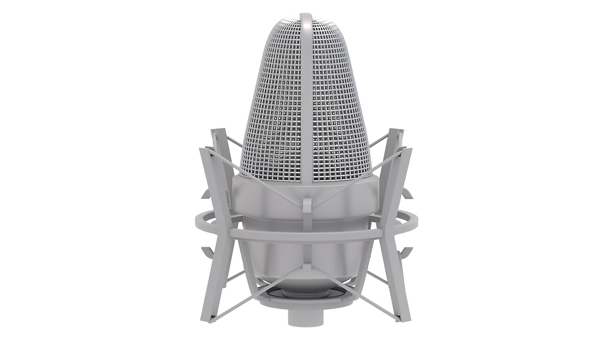 Neumann Tlm 49 Microphone With Stand - 3D Model by ALPHA3DST