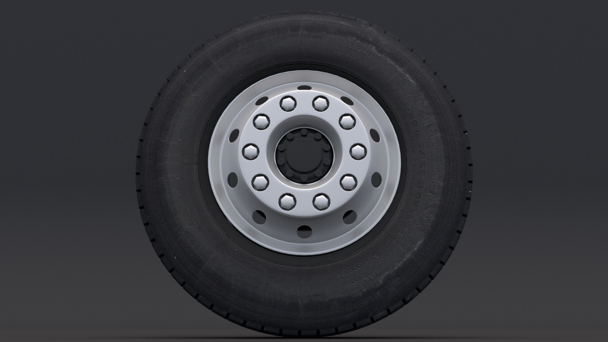 Off-Road Wheel 01 3D Model by ALPHA3DST