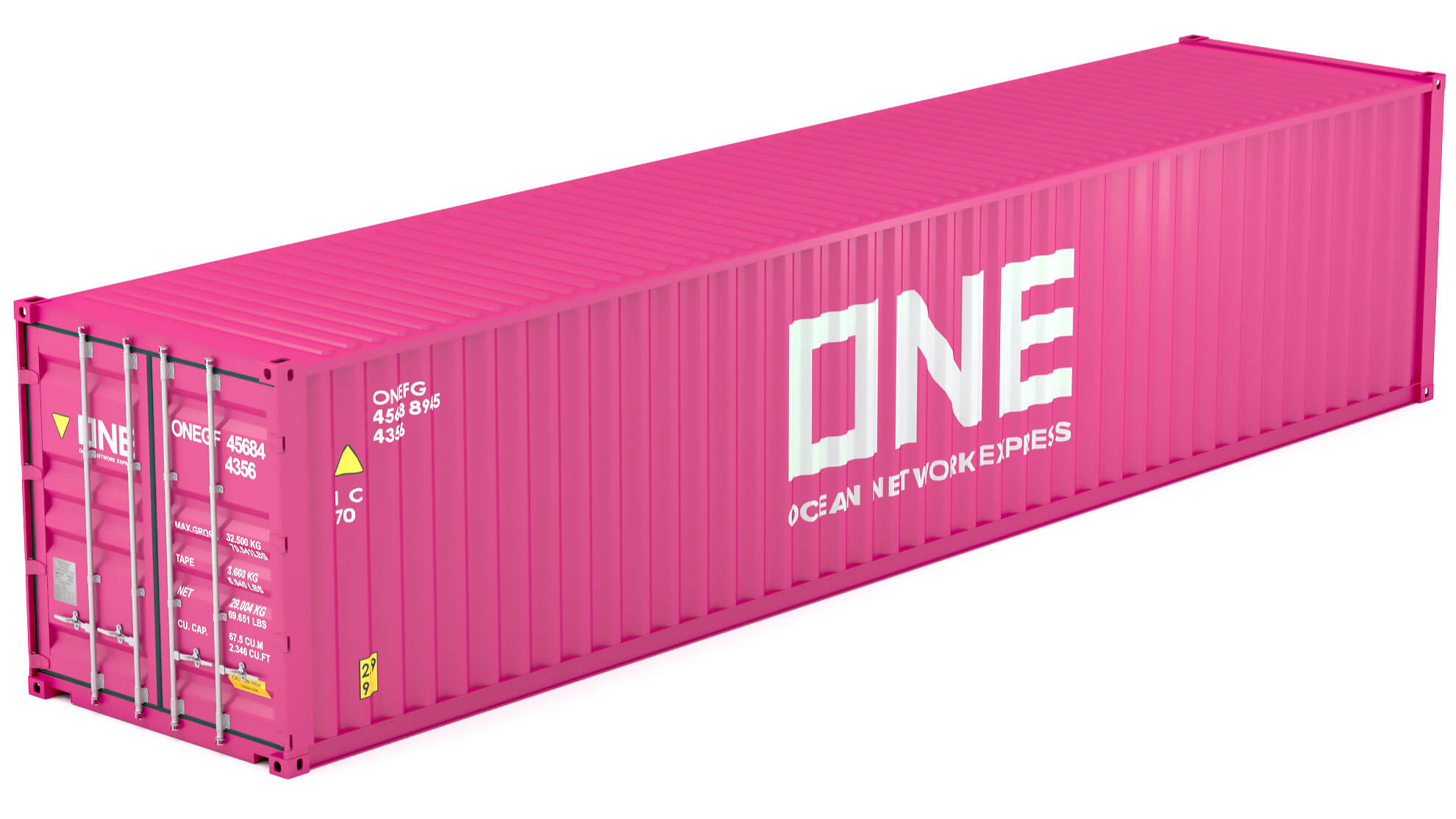 One Shipping Container - 3D Model by ALPHA3DST