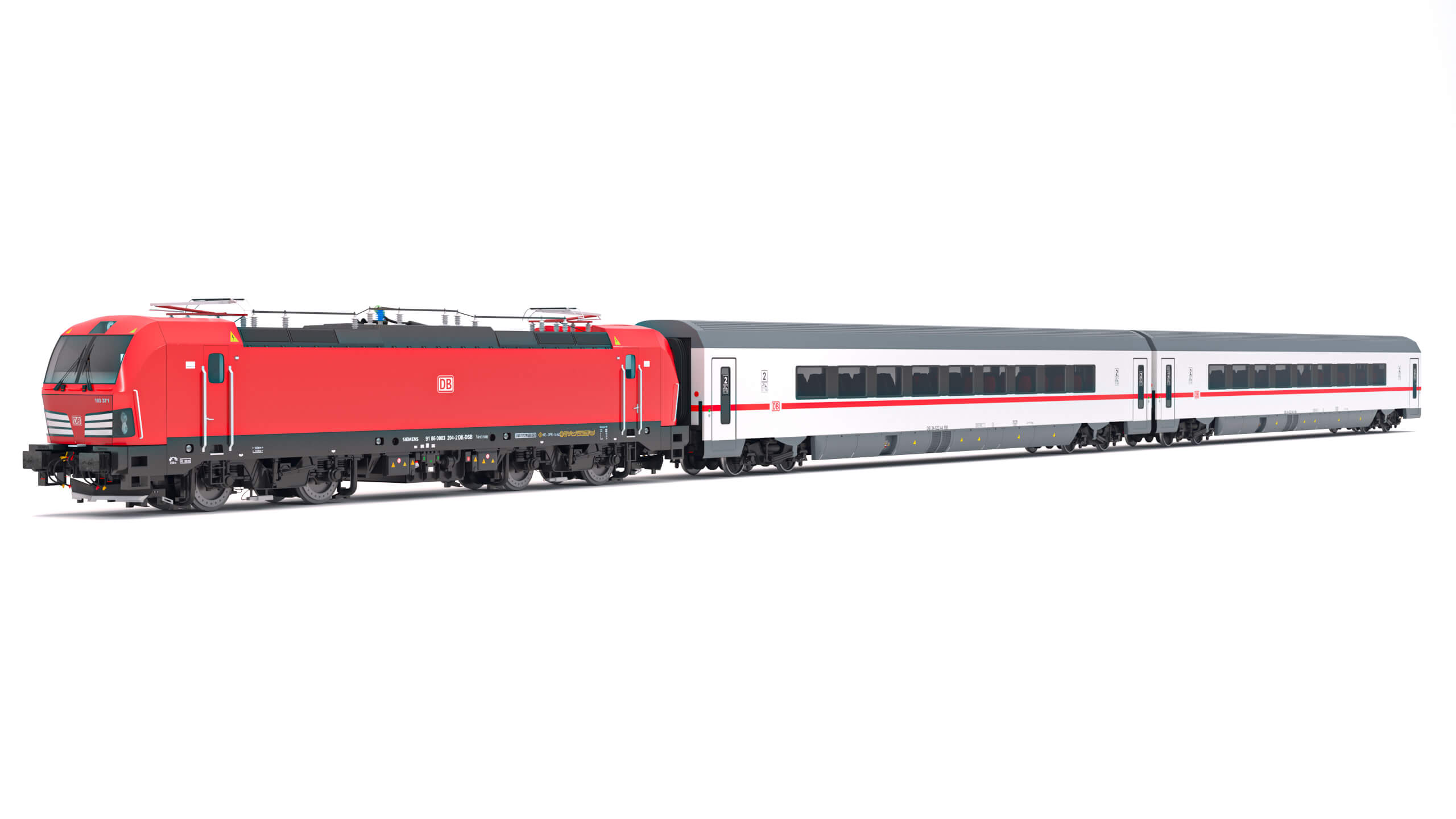 Passenger Train DB Collection 1 - 3D Model by ALPHA3DST