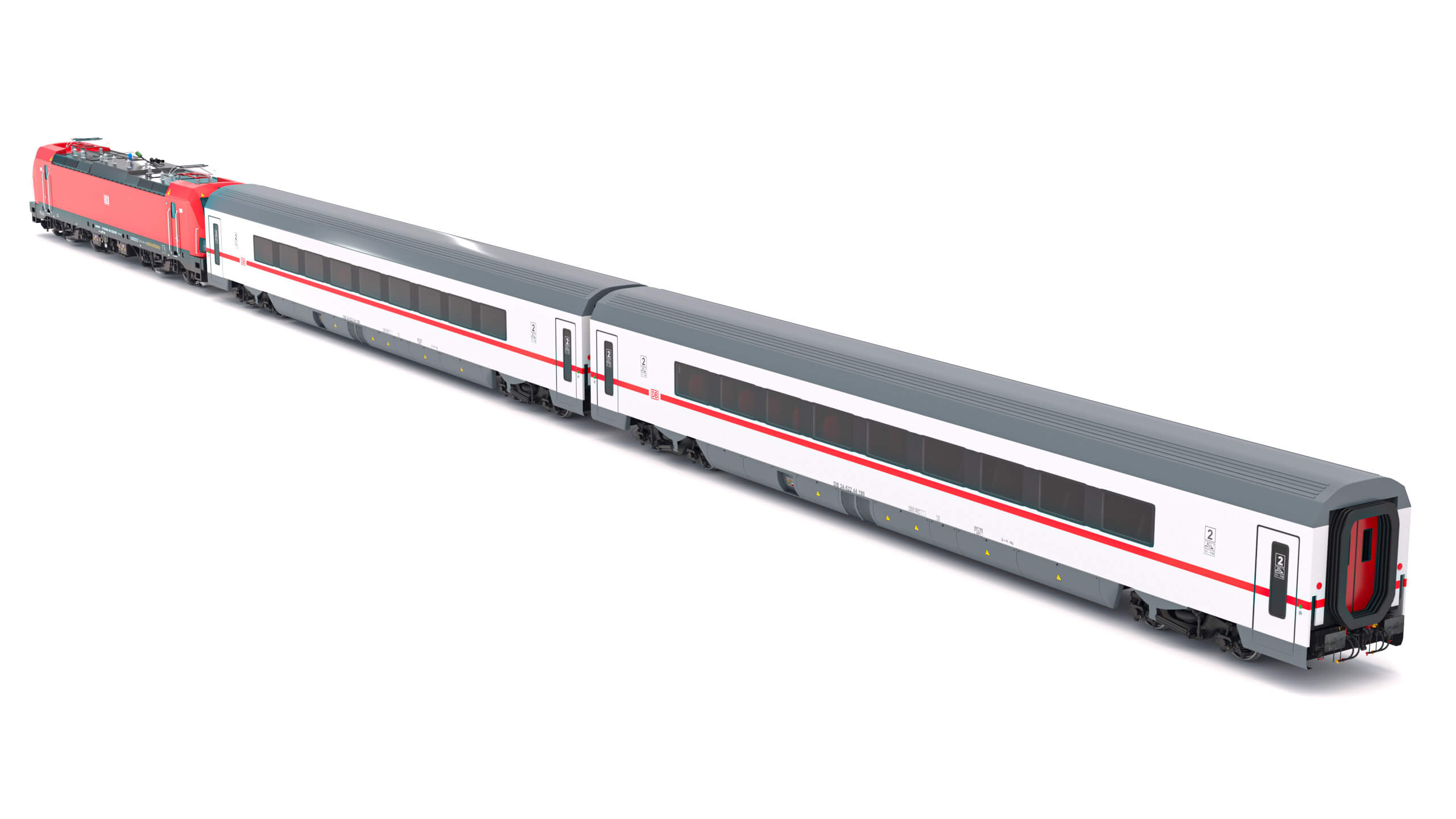Passenger Train DB Collection 1 - 3D Model by ALPHA3DST