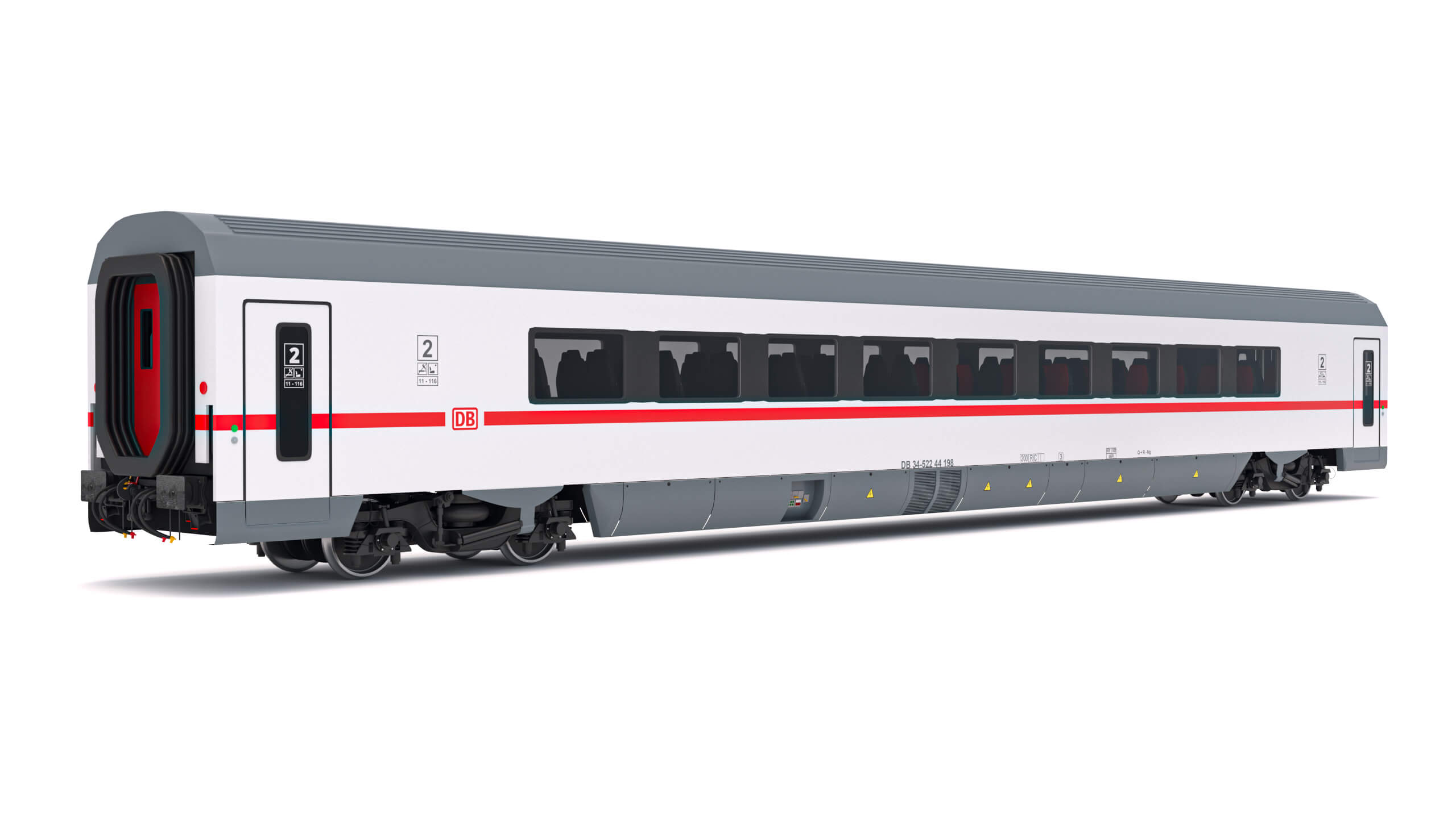 Passenger Train DB Collection 1 - 3D Model by ALPHA3DST