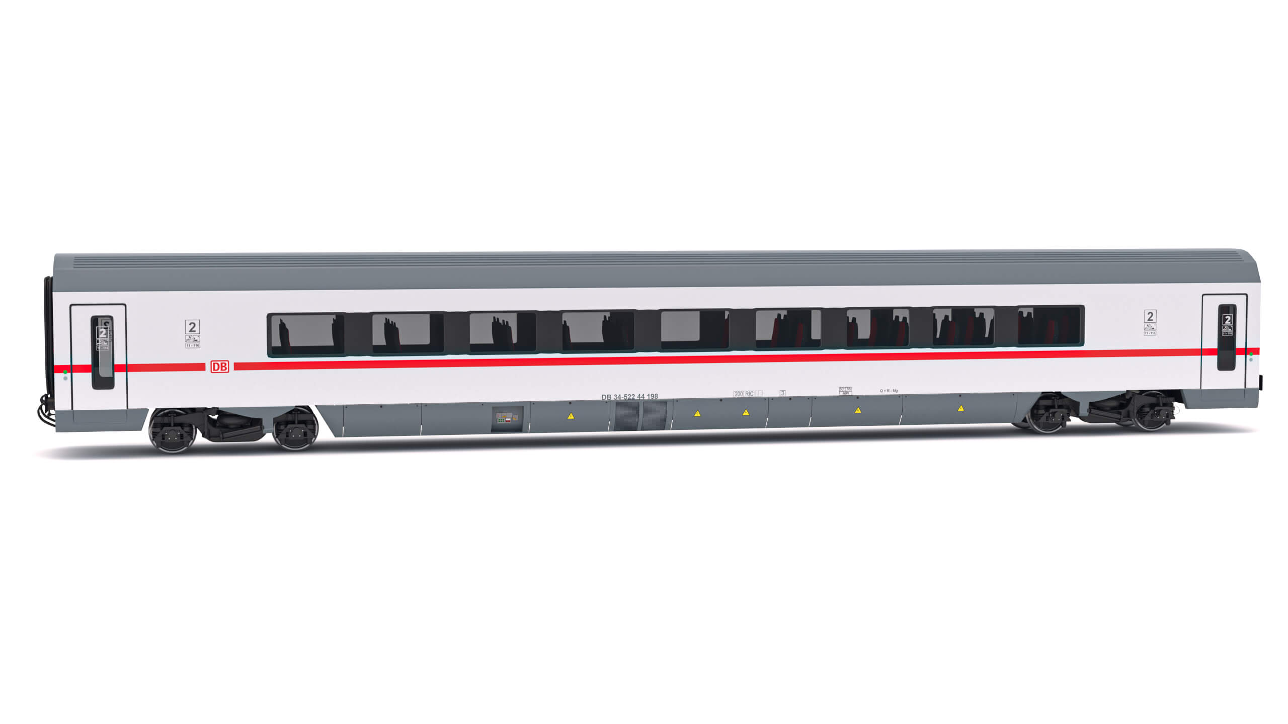 Passenger Train DB Collection 1 - 3D Model by ALPHA3DST