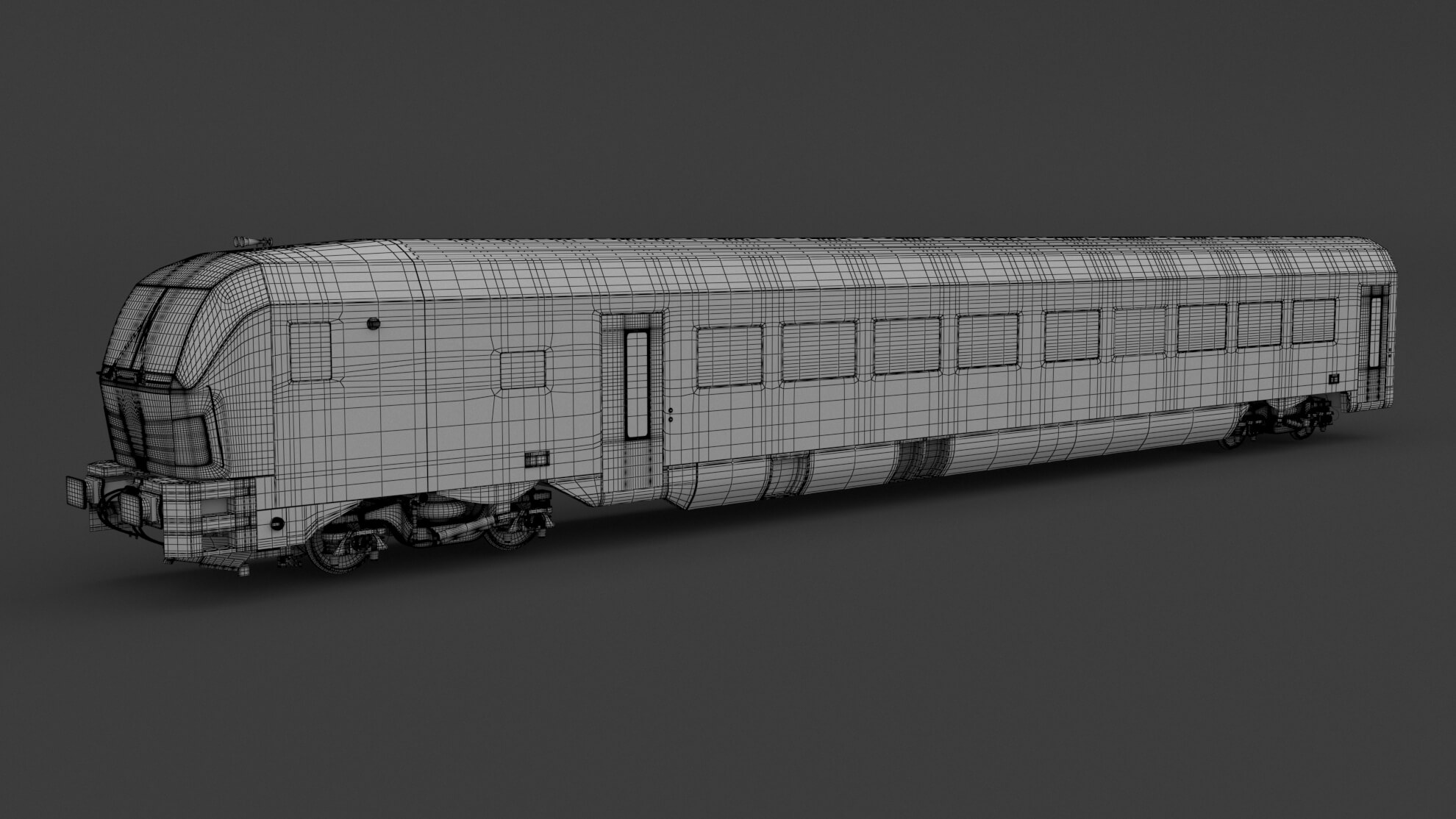 Passenger Train Obb Nightjet Collection 4 - 3D Model by ALPHA3DST