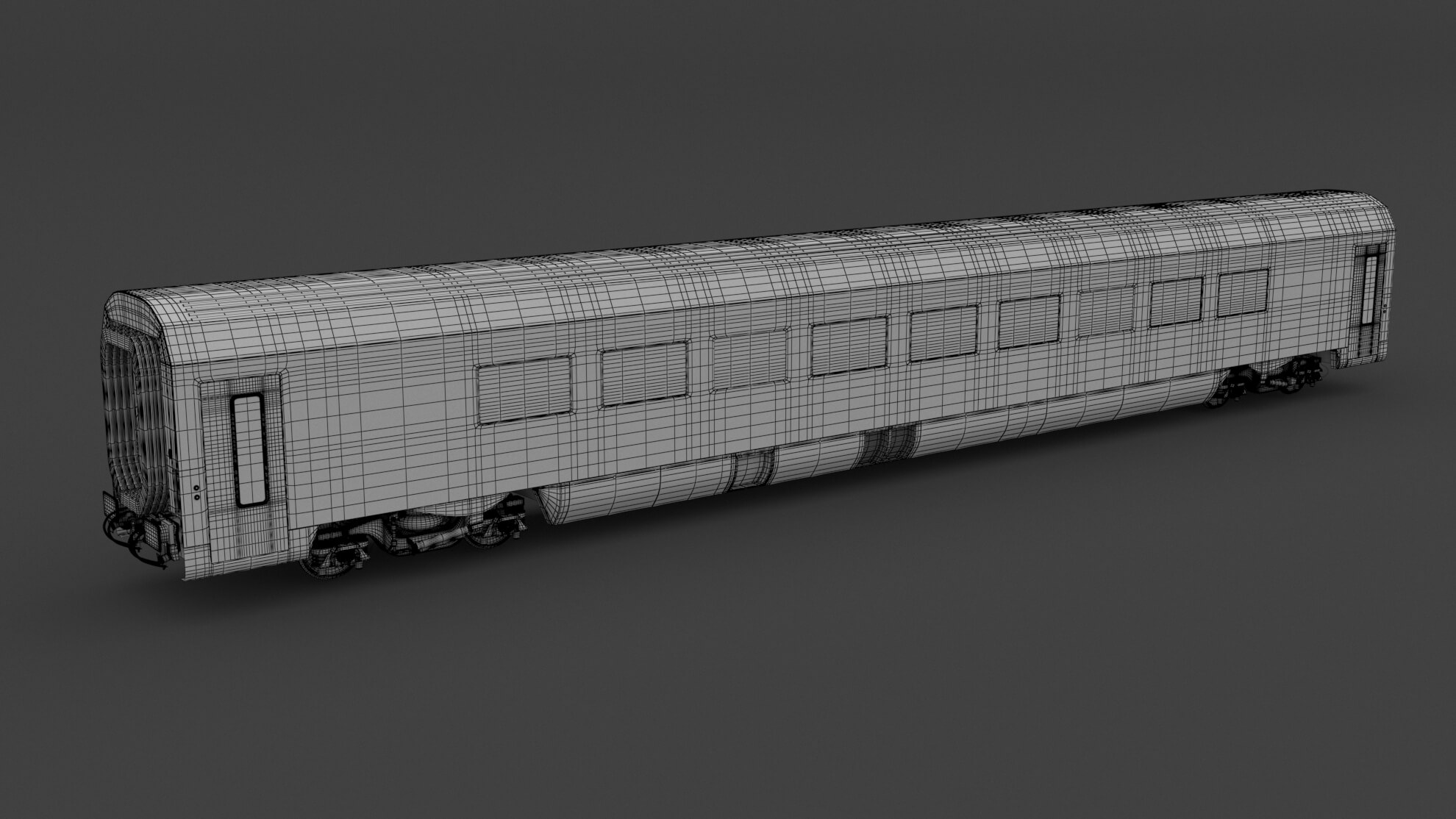 Passenger Train Obb Nightjet Collection 4 - 3D Model by ALPHA3DST