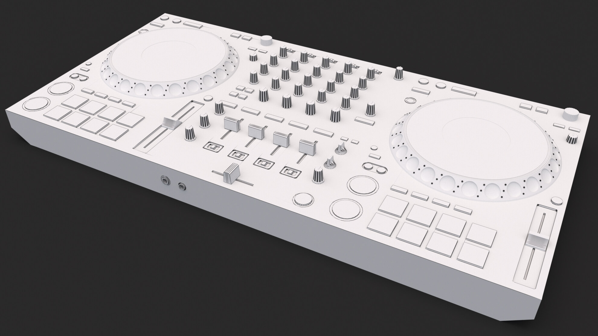 Pioneer Ddj-1000Srt White 3D Model by ALPHA3DST