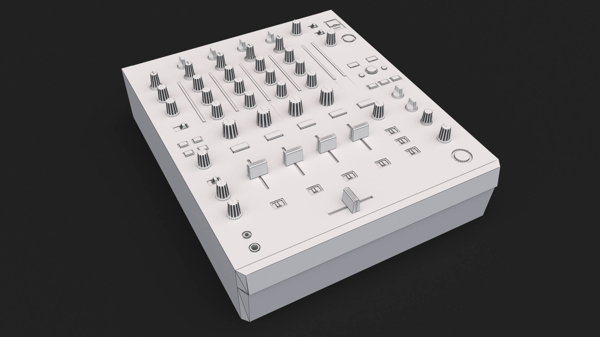 Pioneer Djm-750Mk2 3D Model by ALPHA3DST