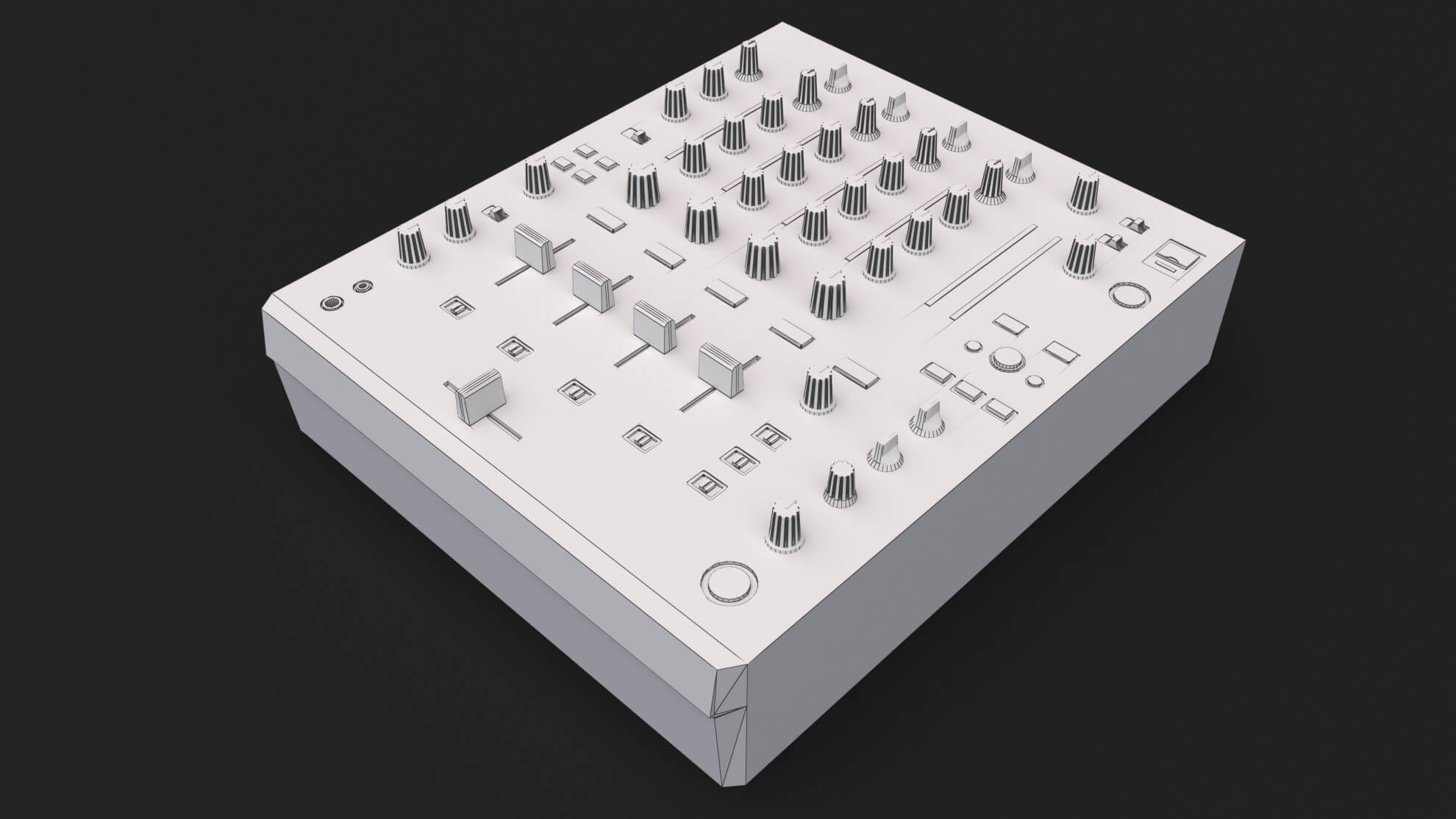 Pioneer Djm-750Mk2 3D Model by ALPHA3DST