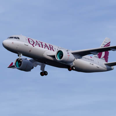 Qatar Airways A320 Airbus Neo - 3D Model by ALPHA3DST