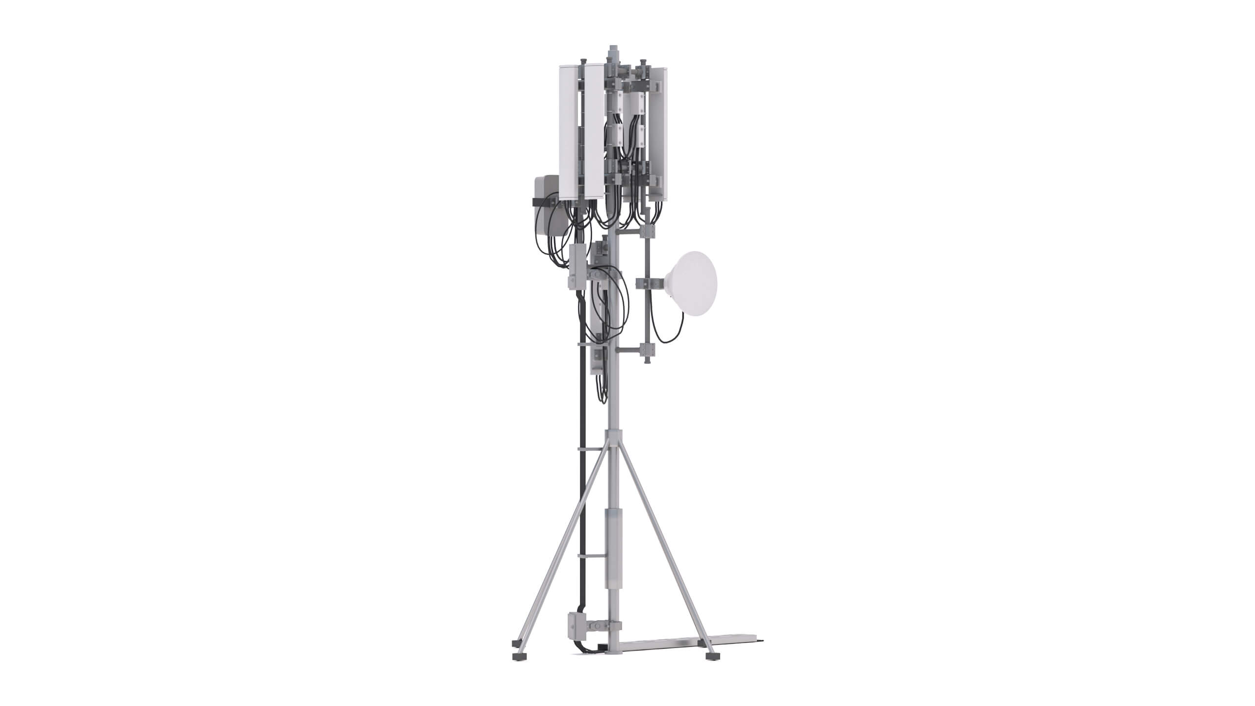 Roof Cell Phone Tower 2 - 3D Model by ALPHA3DST