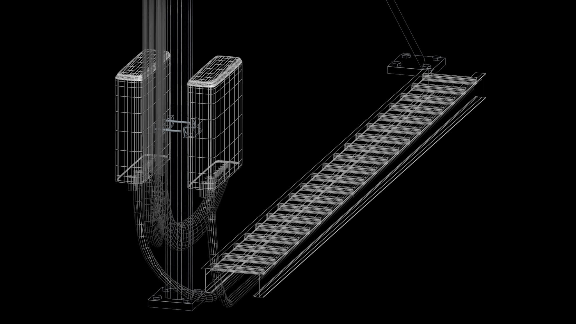 Rooftop Cell Phone Tower 5 - 3D Model by ALPHA3DST