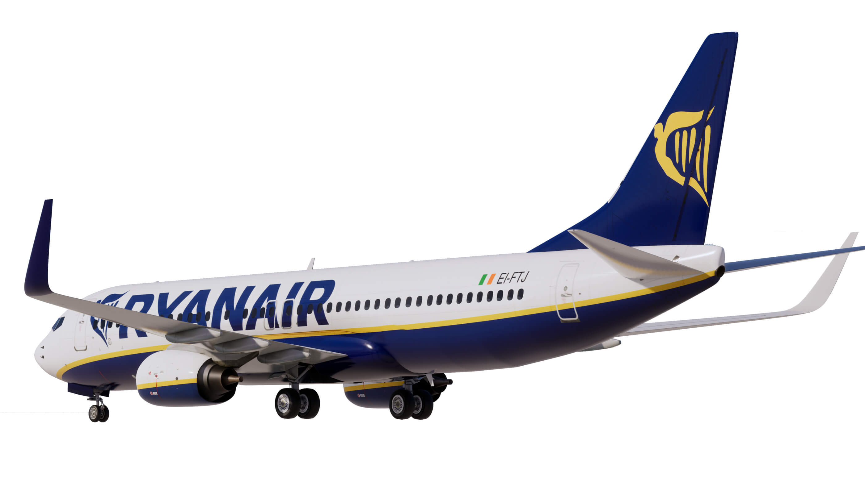 Ryanair Boeing 737-800 3D Model by ALPHA3DST