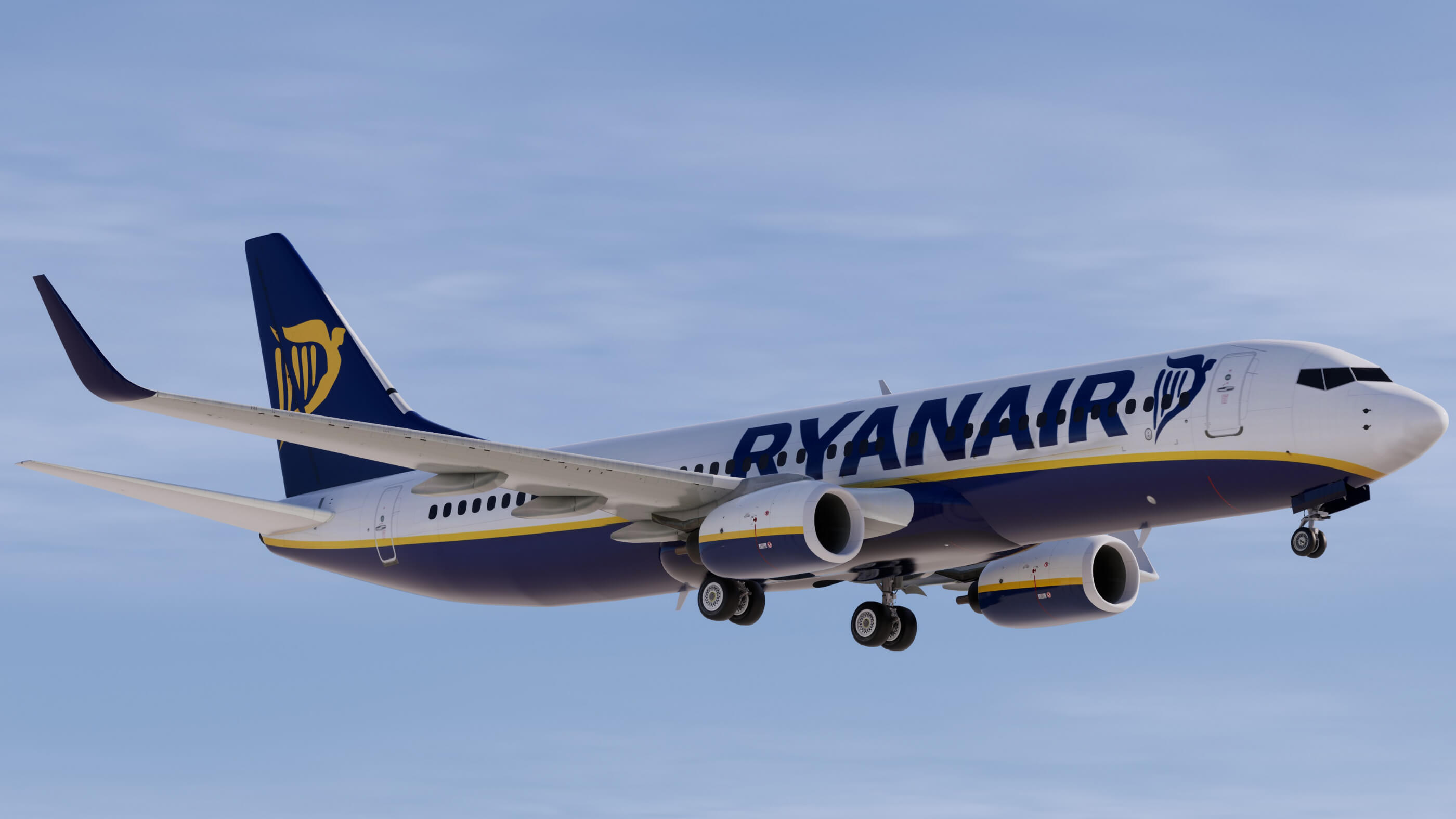 Ryanair Boeing 737-800 3D Model by ALPHA3DST