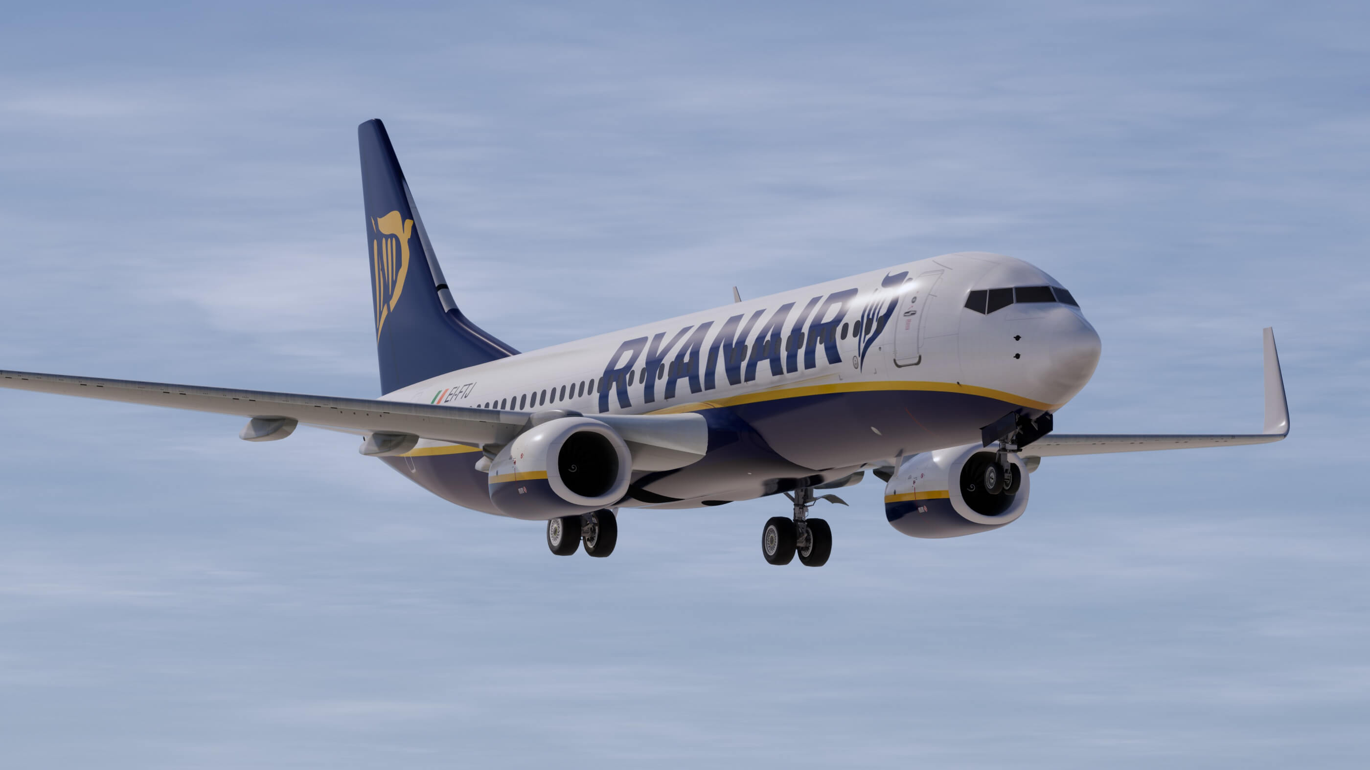Ryanair Boeing 737-800 3D Model by ALPHA3DST