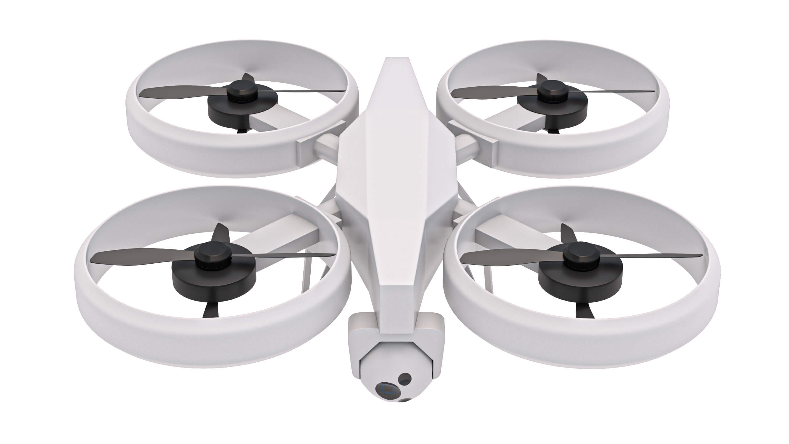 Sci-Fi Quadrocopter Drone 3D Model by ALPHA3DST