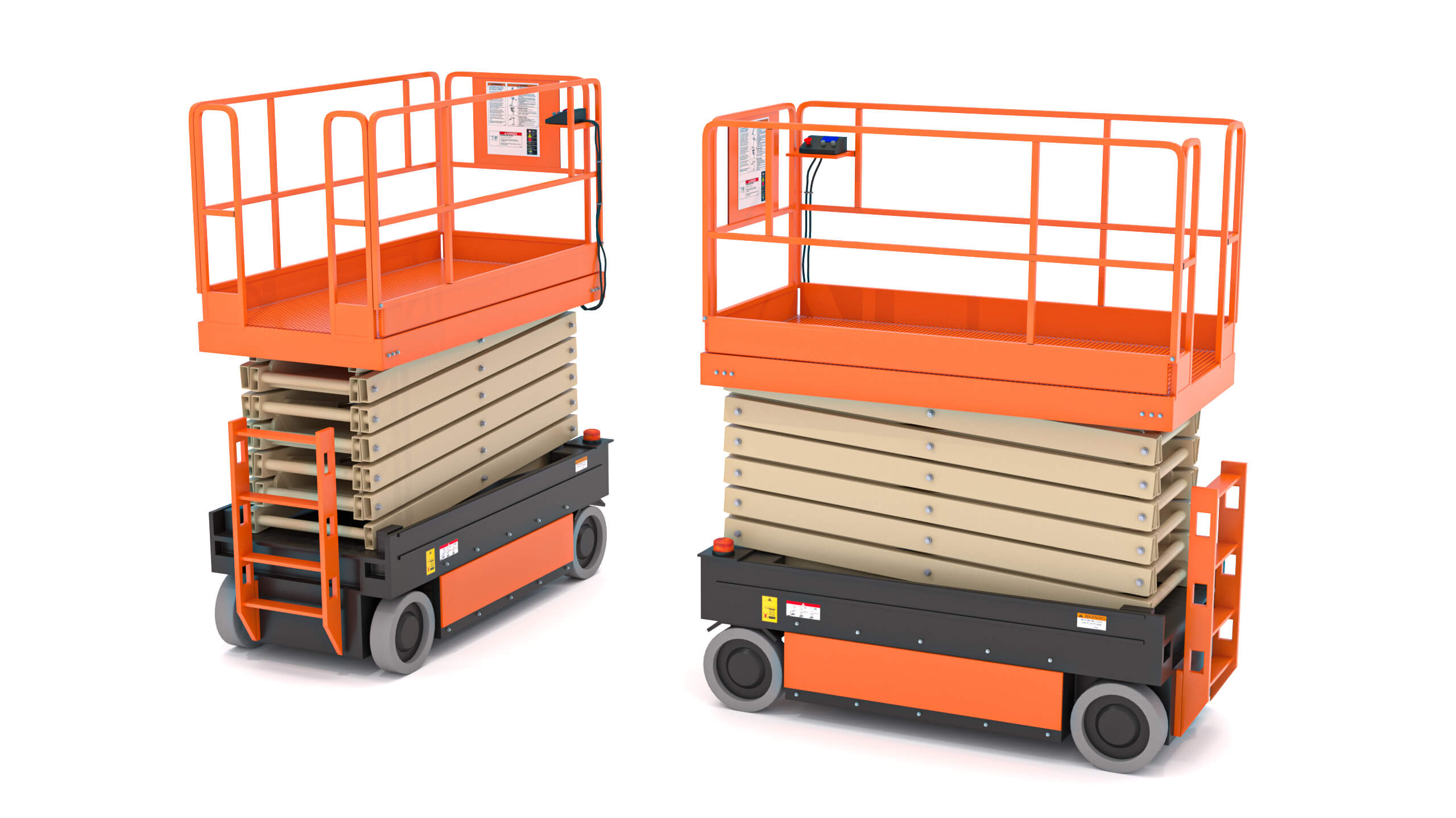 Scissor Lift - 3D Model by ALPHA3DST