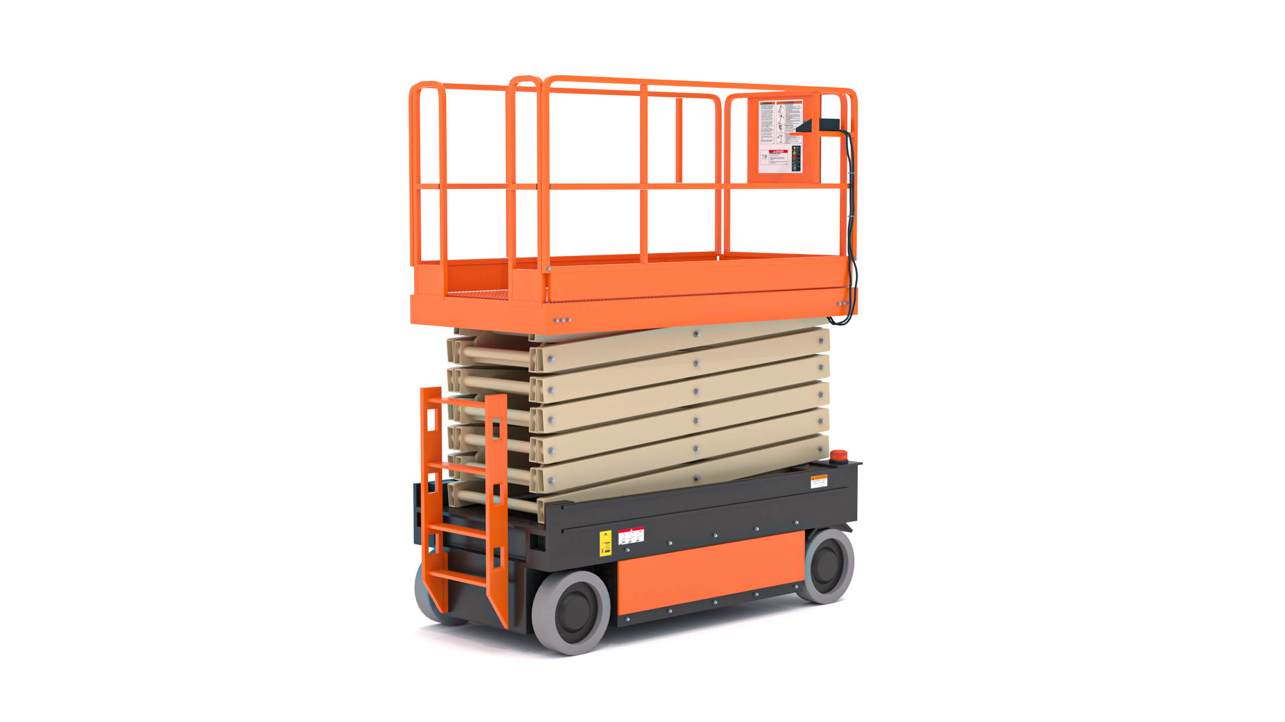 Scissor Lift - 3D Model by ALPHA3DST