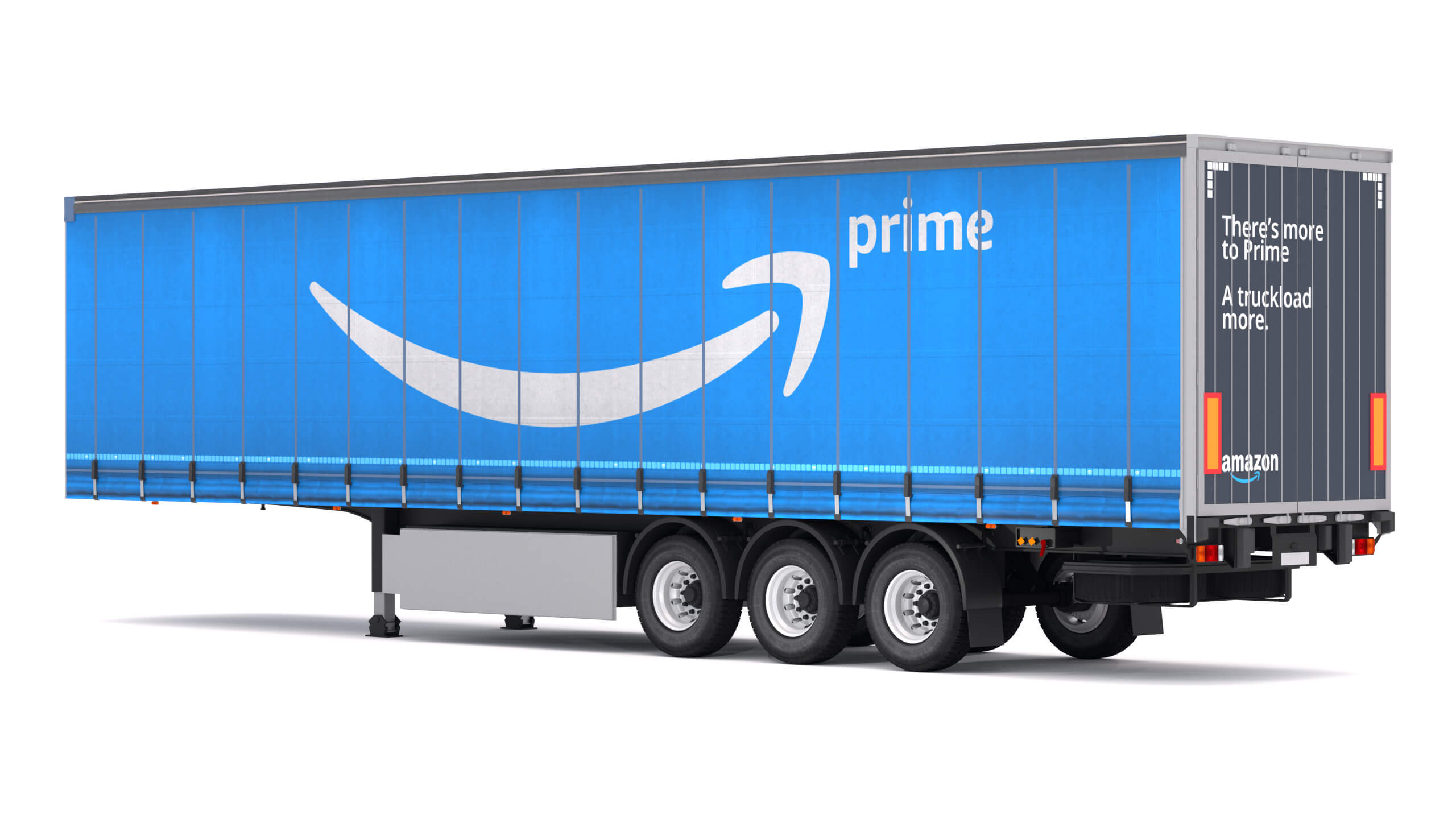 Semi Trailer Amazon Curtainsider - 3D Model by ALPHA3DST