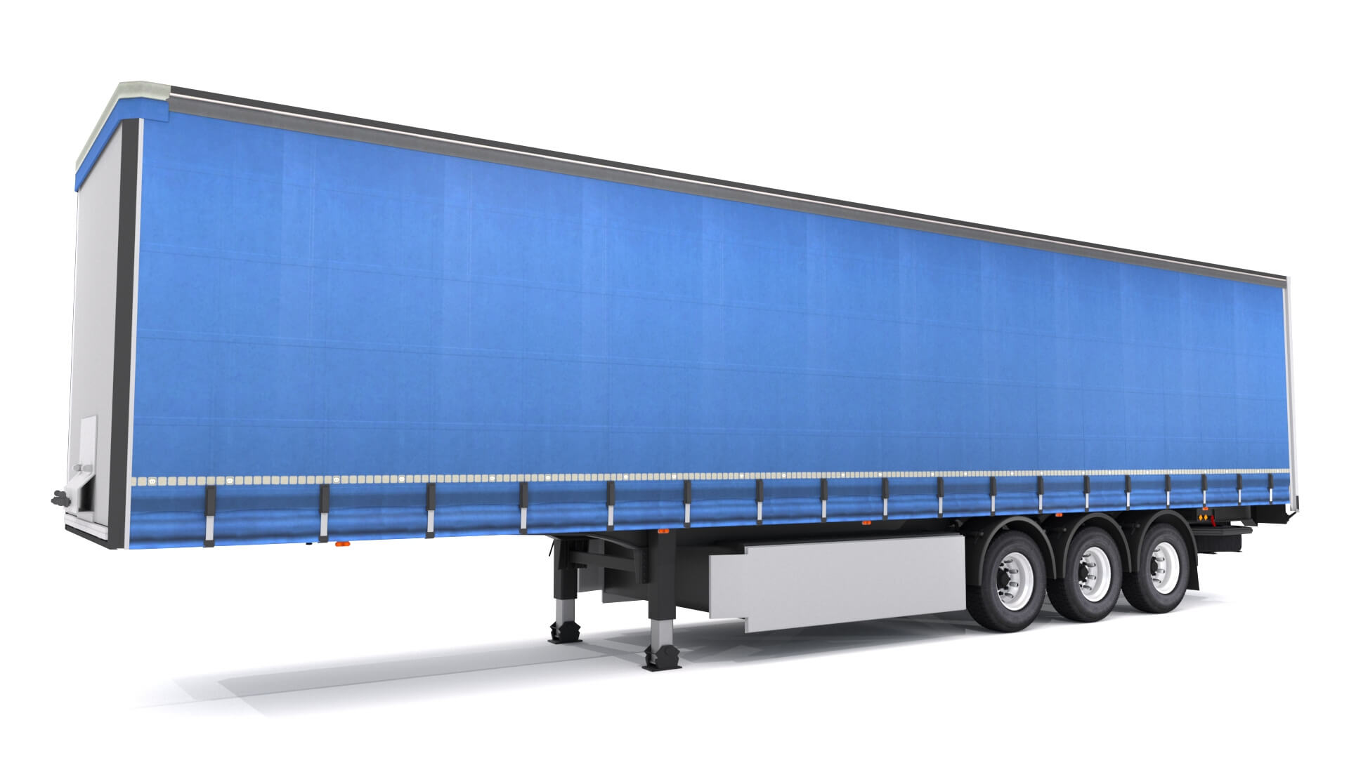 Semi Trailer Curtainsider 2 - 3D Model by ALPHA3DST