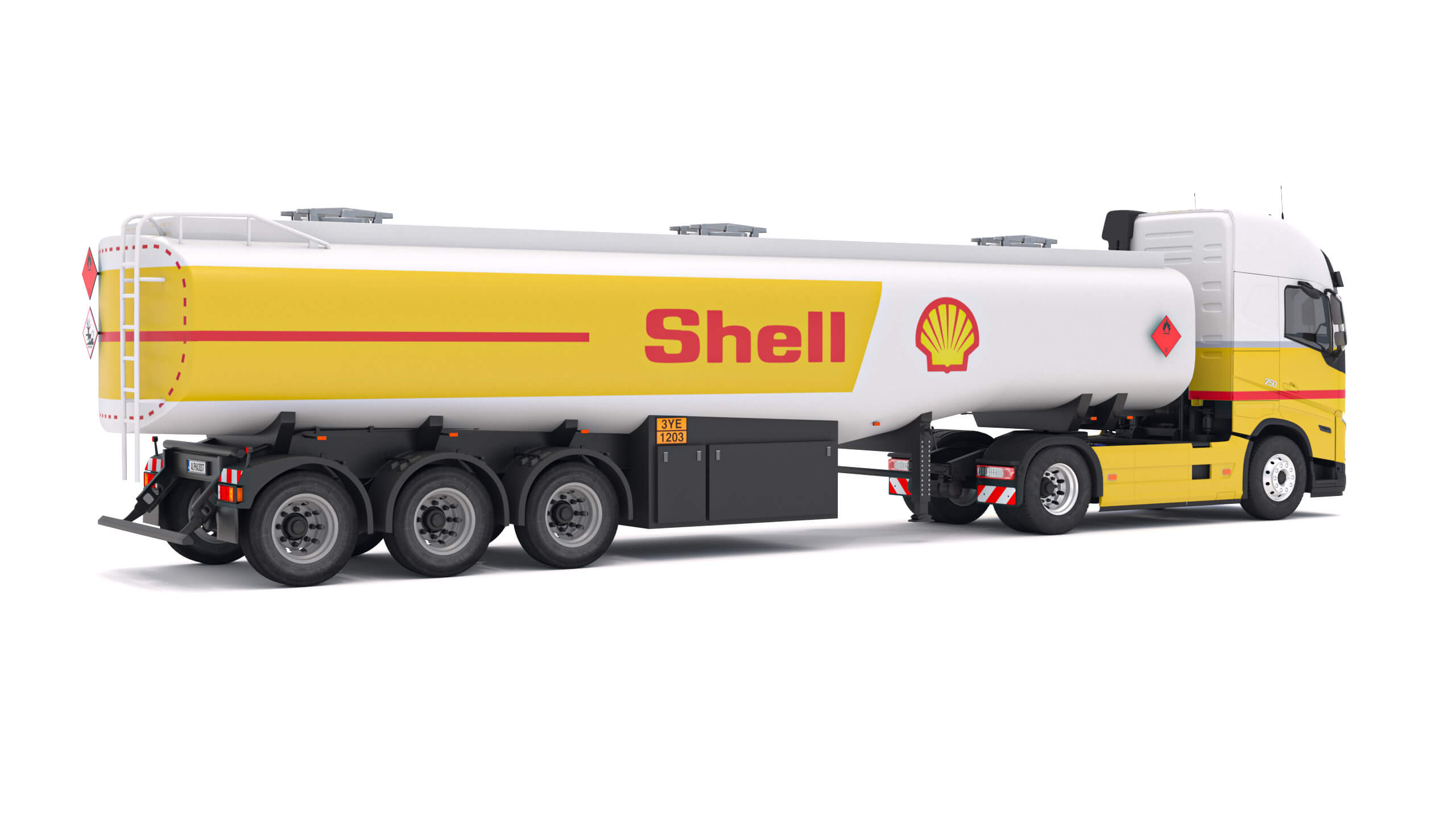 Shell Truck Fuel Collection - 3D Model by ALPHA3DST