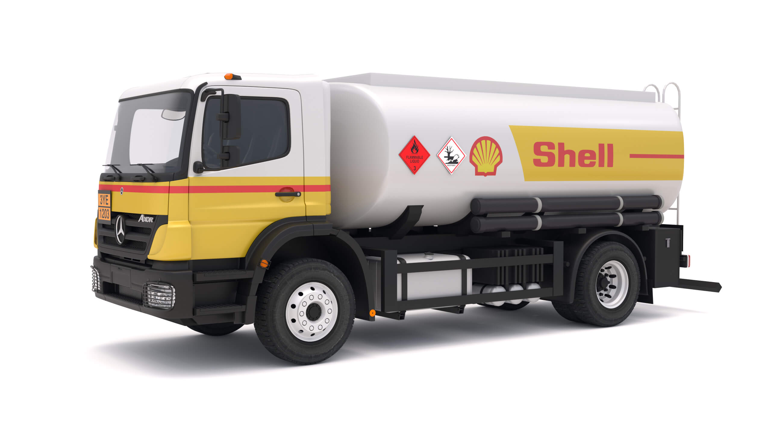 Shell Truck Fuel Collection - 3D Model by ALPHA3DST