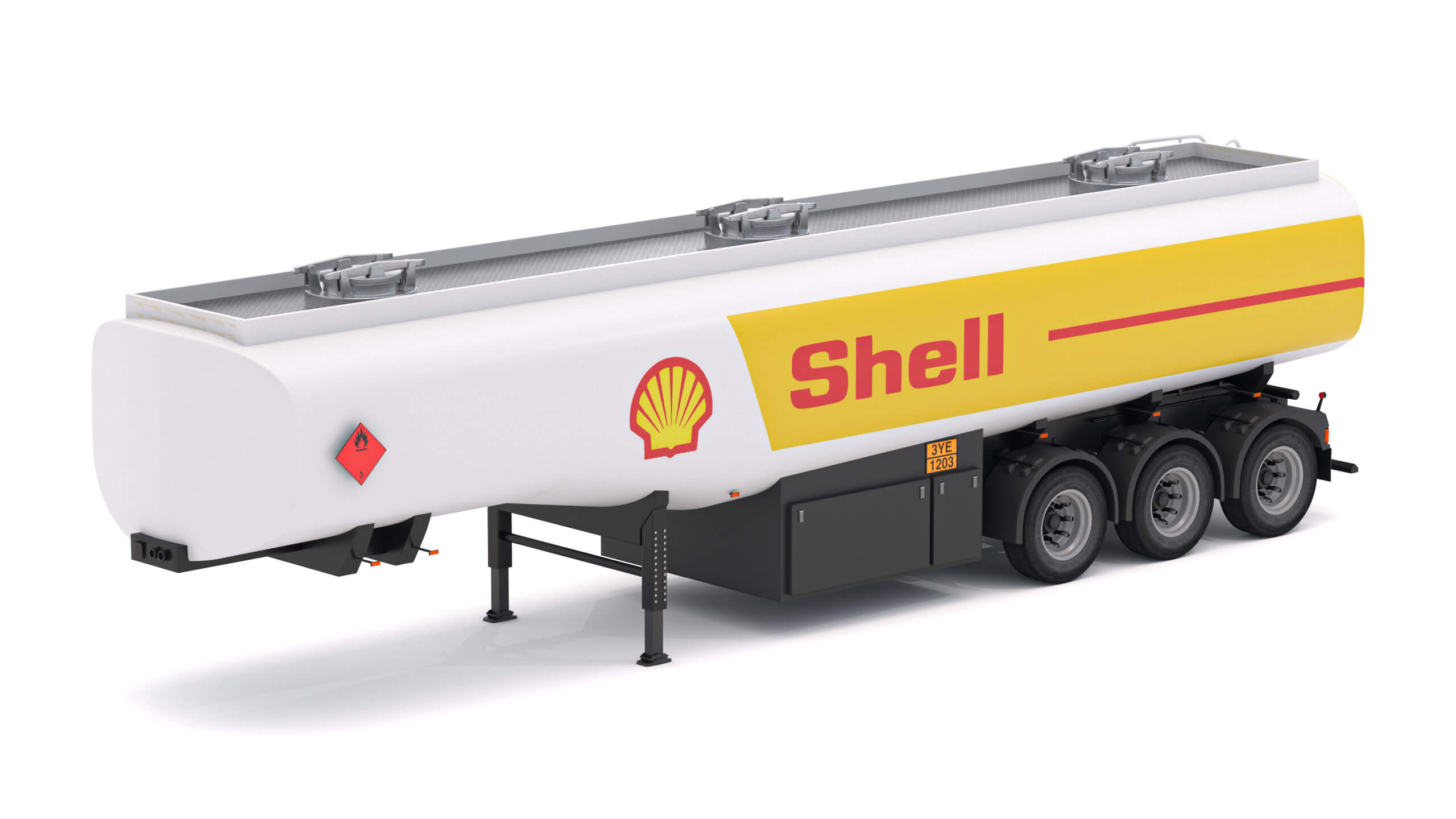 Shell Truck Fuel Collection - 3D Model by ALPHA3DST